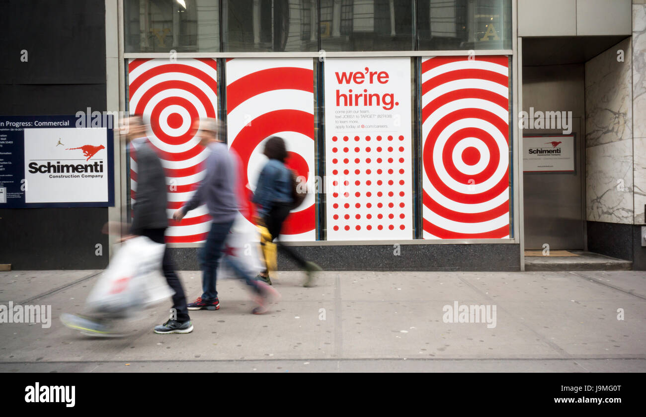 A sign on the exterior of an under construction Target store in the ...