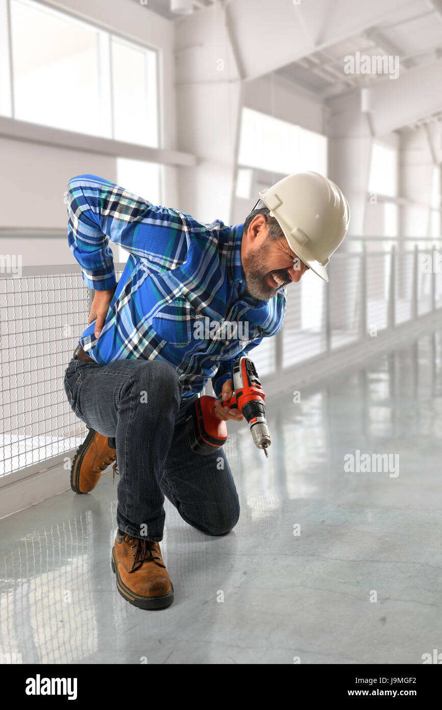 Construction worker pain hi-res stock photography and images - Alamy