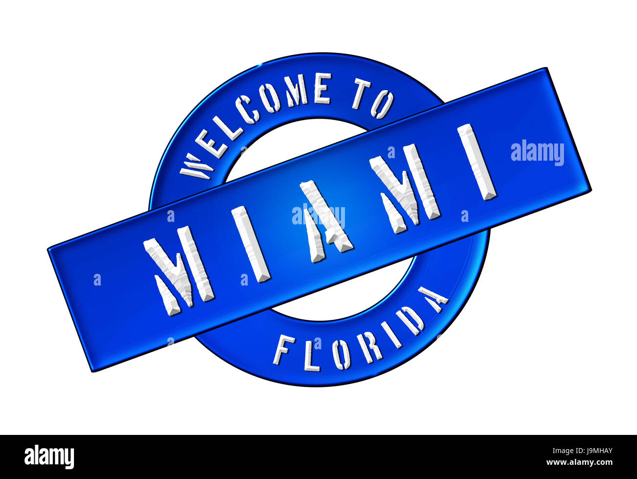 Miami symbol Cut Out Stock Images & Pictures - Alamy