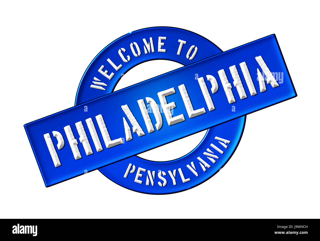 welcome to philadelphia Stock Photo - Alamy