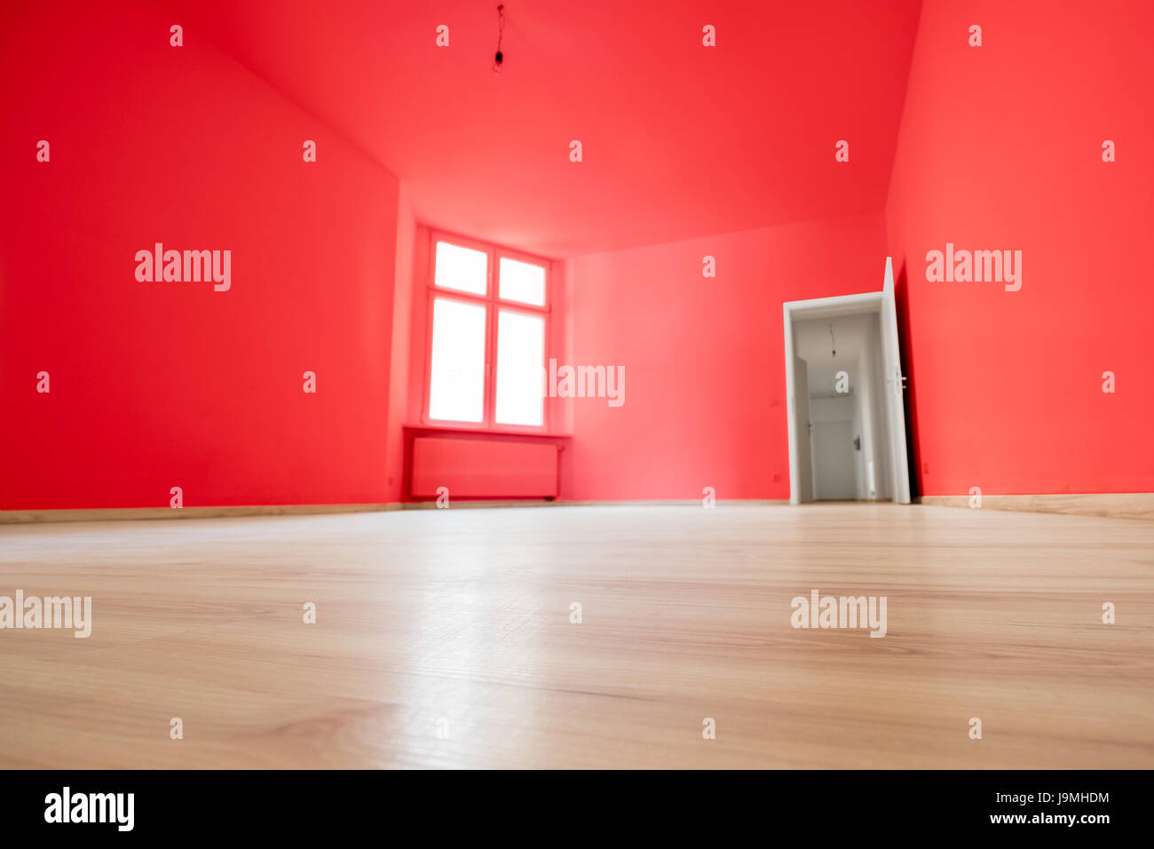 Wood floor windows low angle hi-res stock photography and images - Alamy