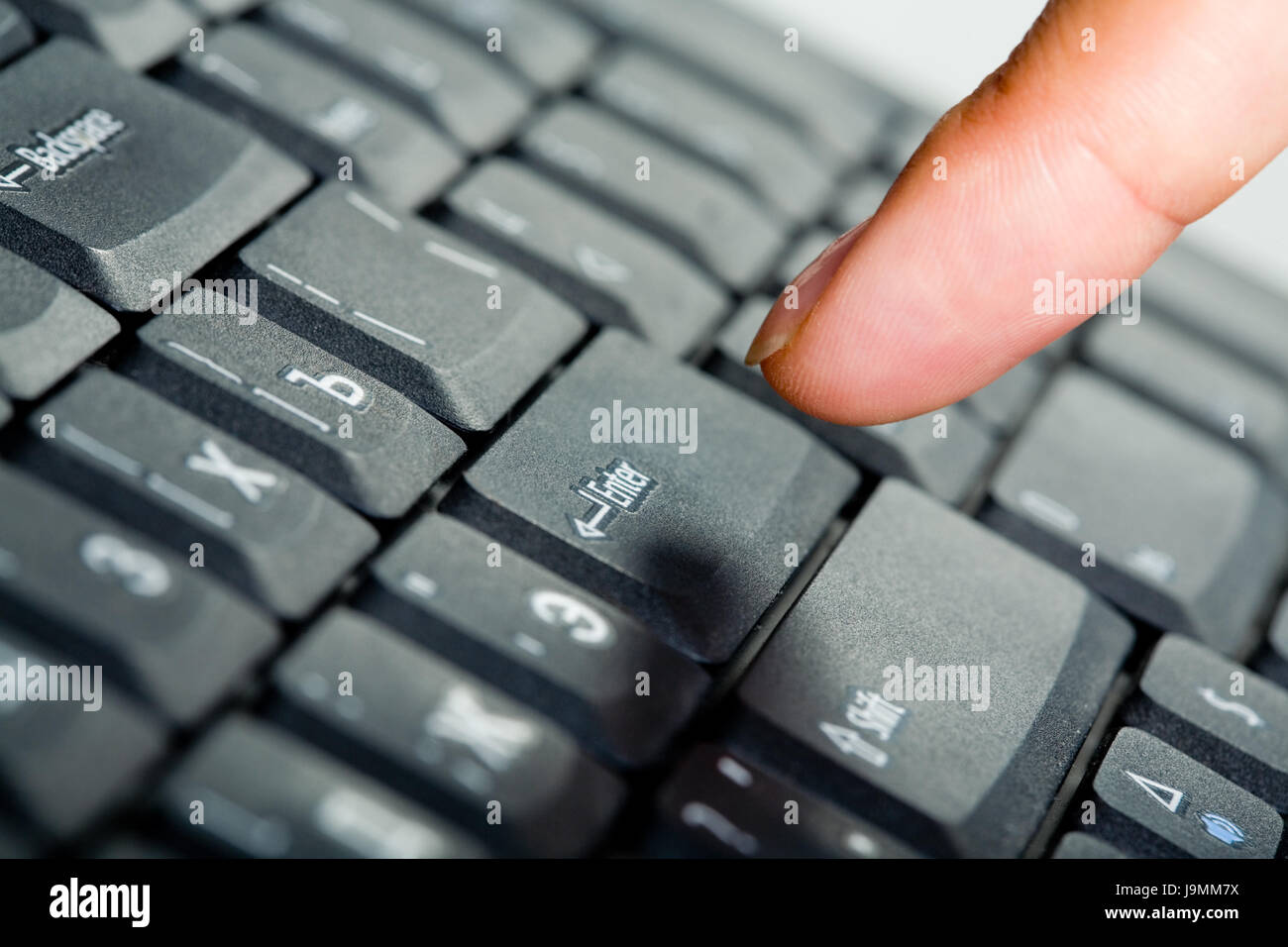 close, laptop, notebook, computers, computer, keyboard, board, finger ...