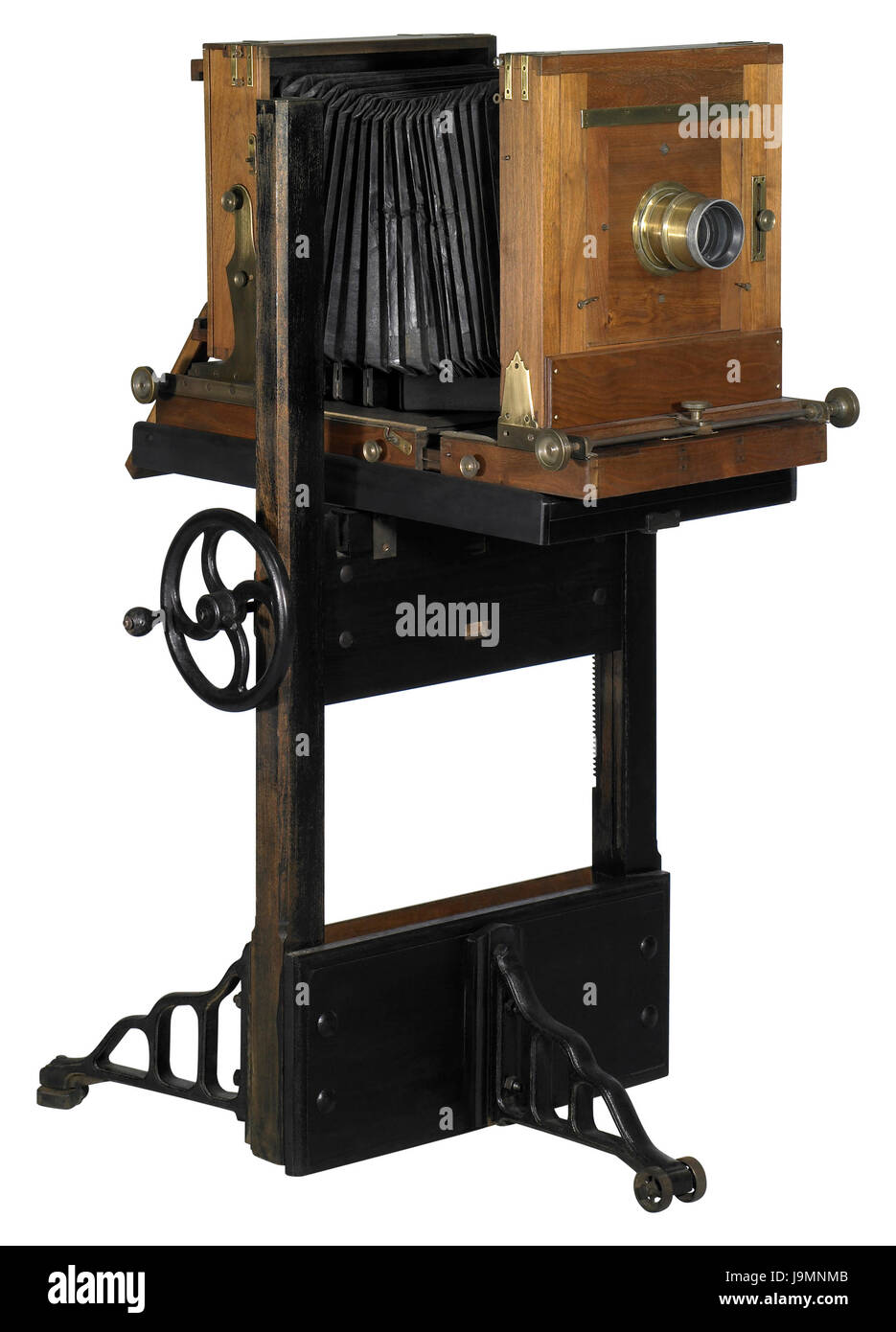 nostalgic camera made of wood Stock Photo - Alamy