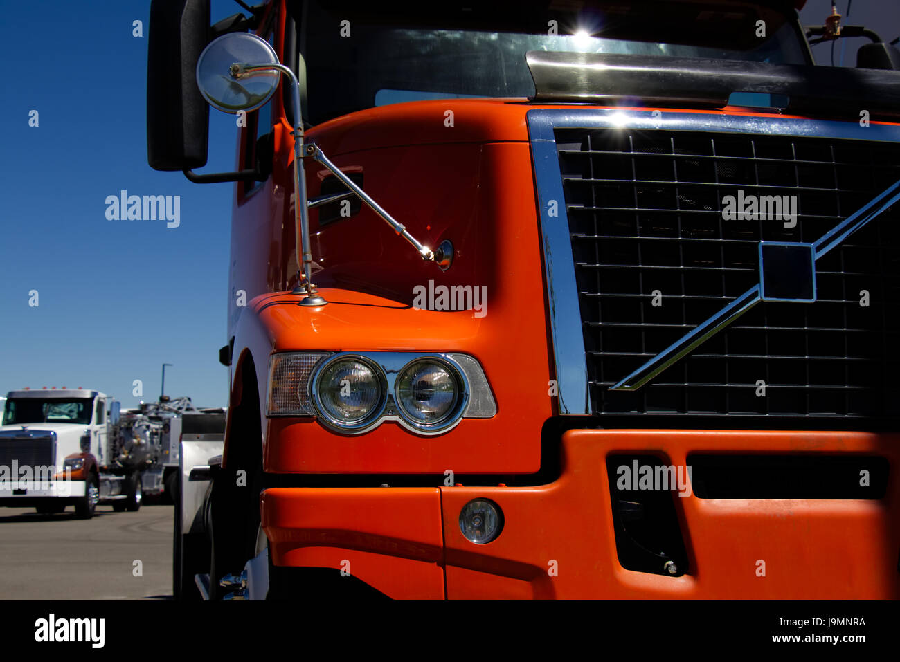 Brand New Semi-Truck (Lorry) at a Dealership Near Denver, Colorado, USA ...
