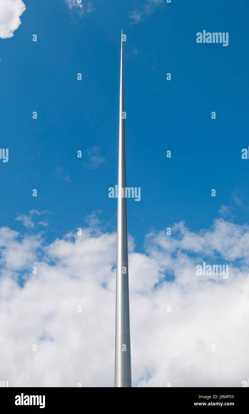 monument, ireland, spire, landmark, light, blue, travel, big, large ...