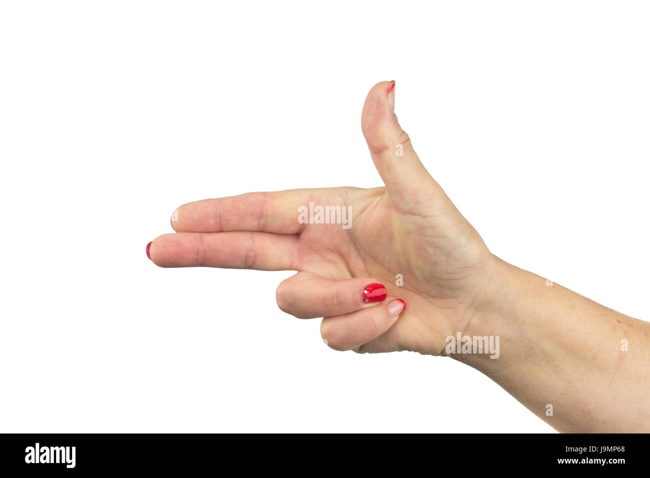 Two finger sign hi-res stock photography and images - Alamy