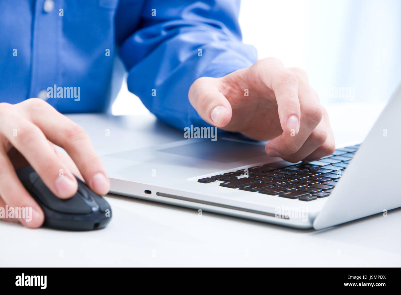blue, hand, keyboard, board, finger, tool, job, macro, close-up, macro ...