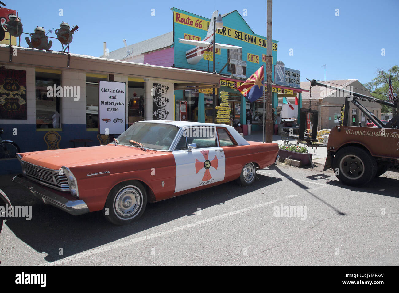 seligman sundries on historic route 66 in arizona usa Stock Photo - Alamy
