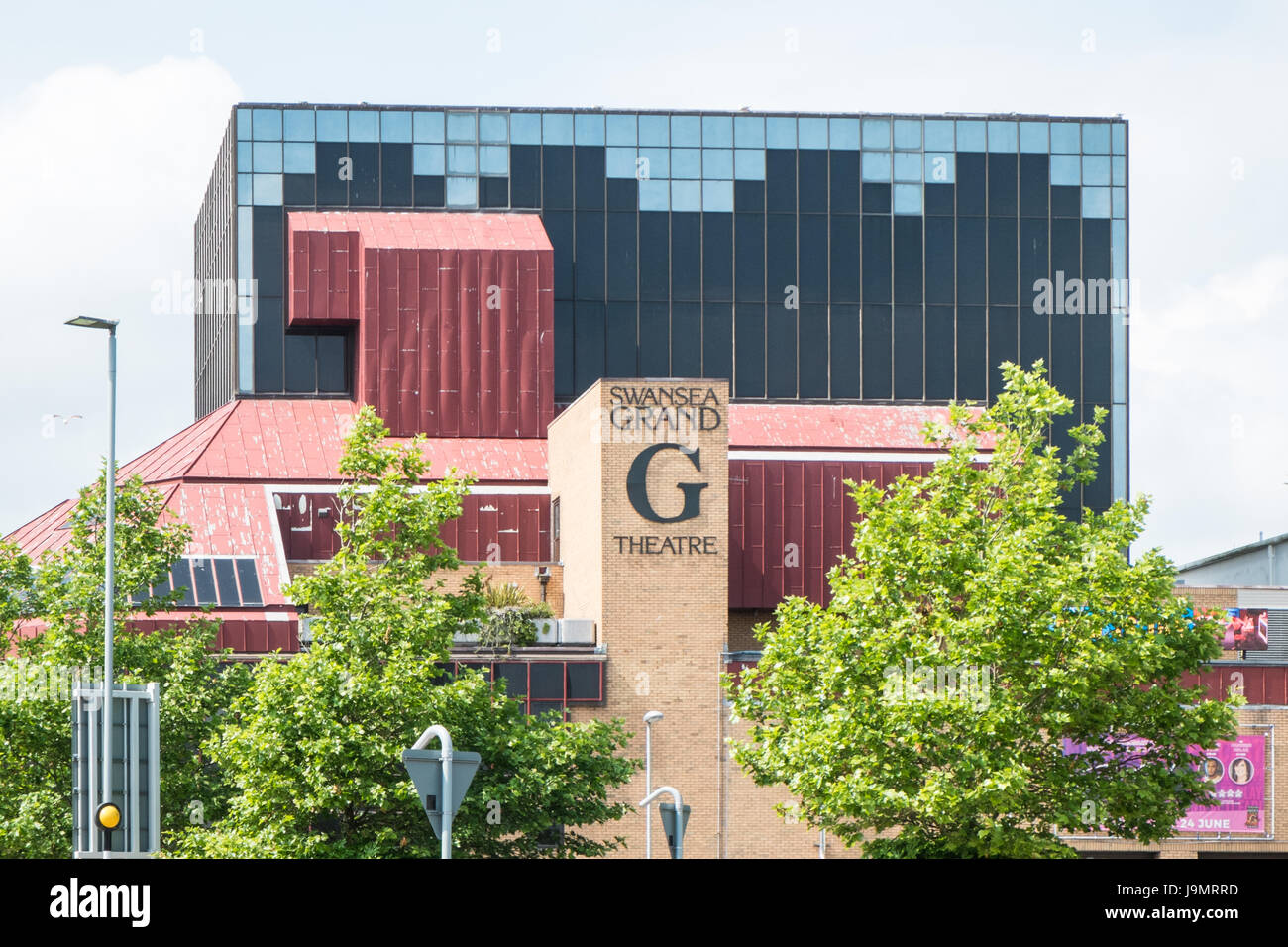 Swansea Grand Theatre,Swansea,Swansea Bay,West Wales,Wales,Welsh,U.K.,UK,GB,Europe Stock Photo ...