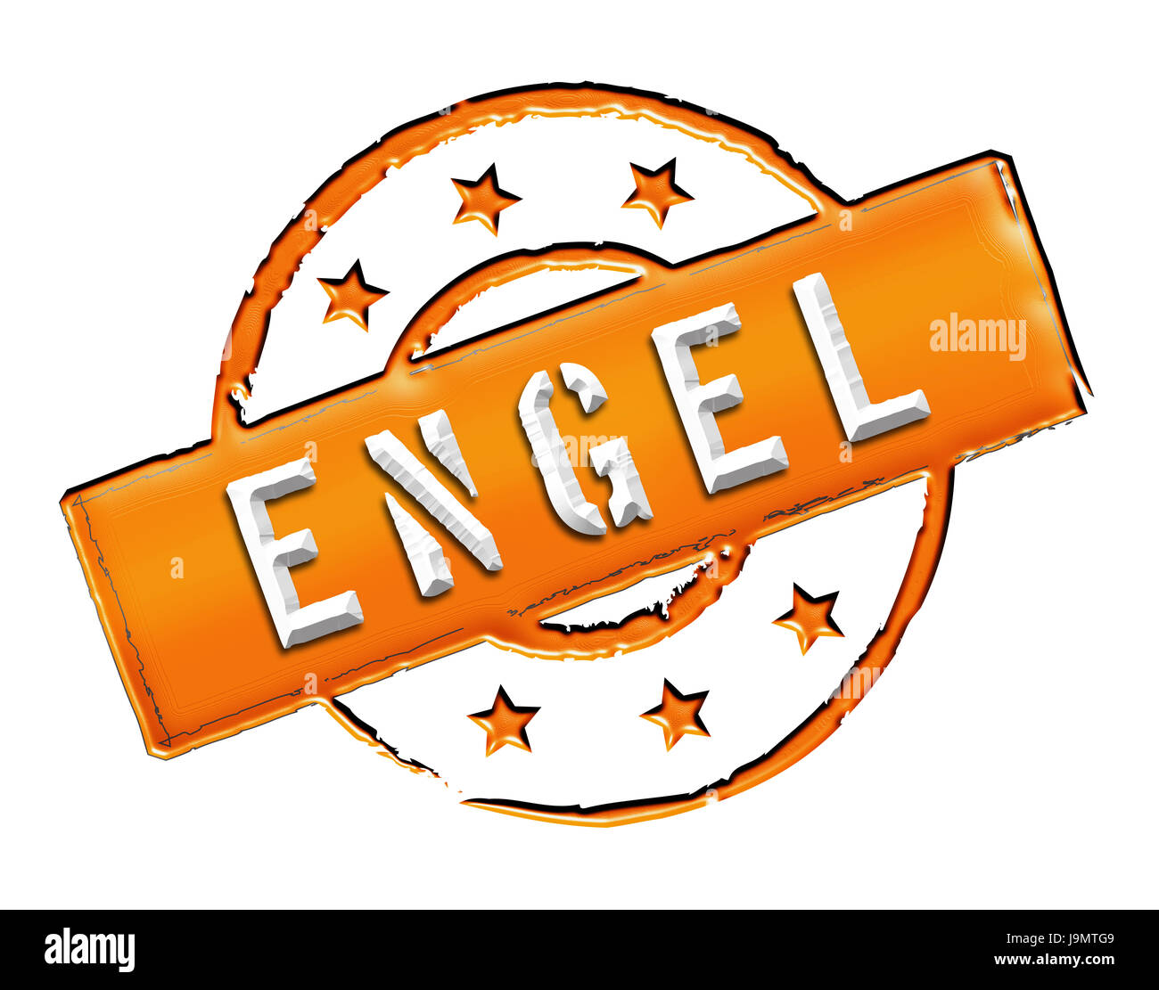 Angel with banner Cut Out Stock Images & Pictures - Alamy