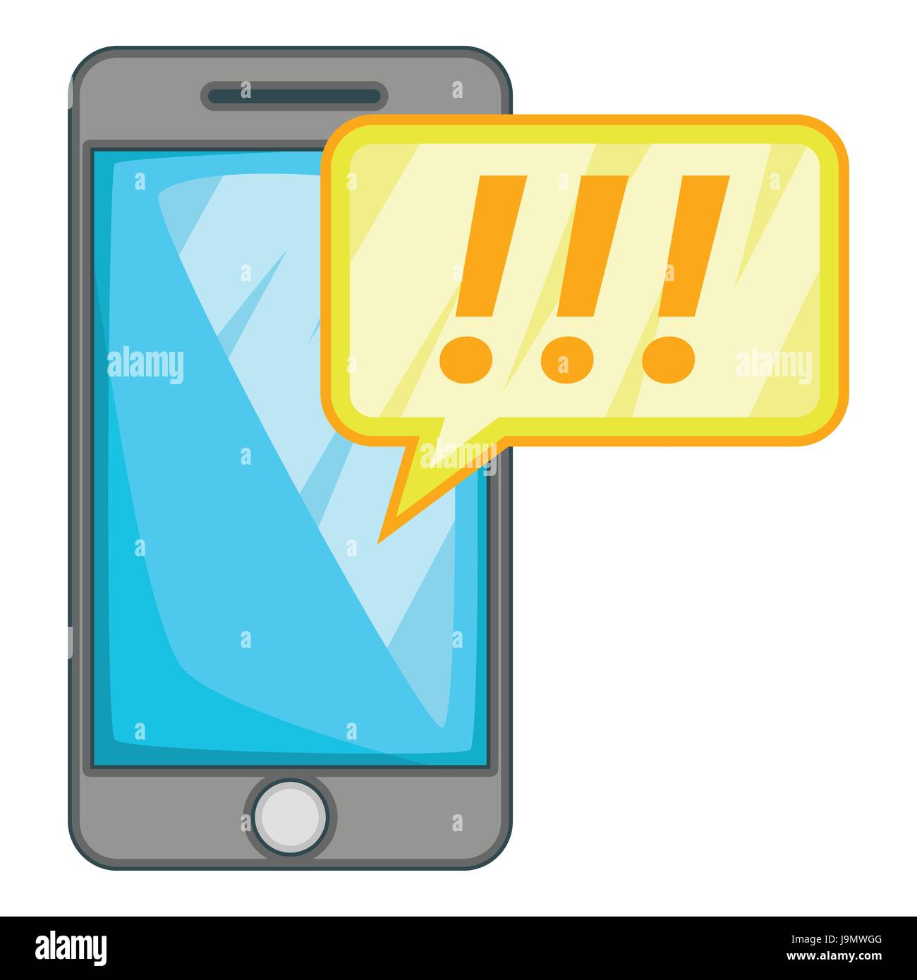 Mobile phone icon, cartoon style Stock Vector Image & Art - Alamy