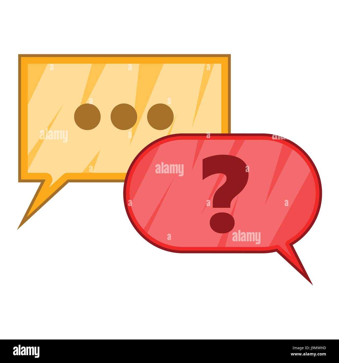 Question icon, cartoon style Stock Vector Image & Art - Alamy