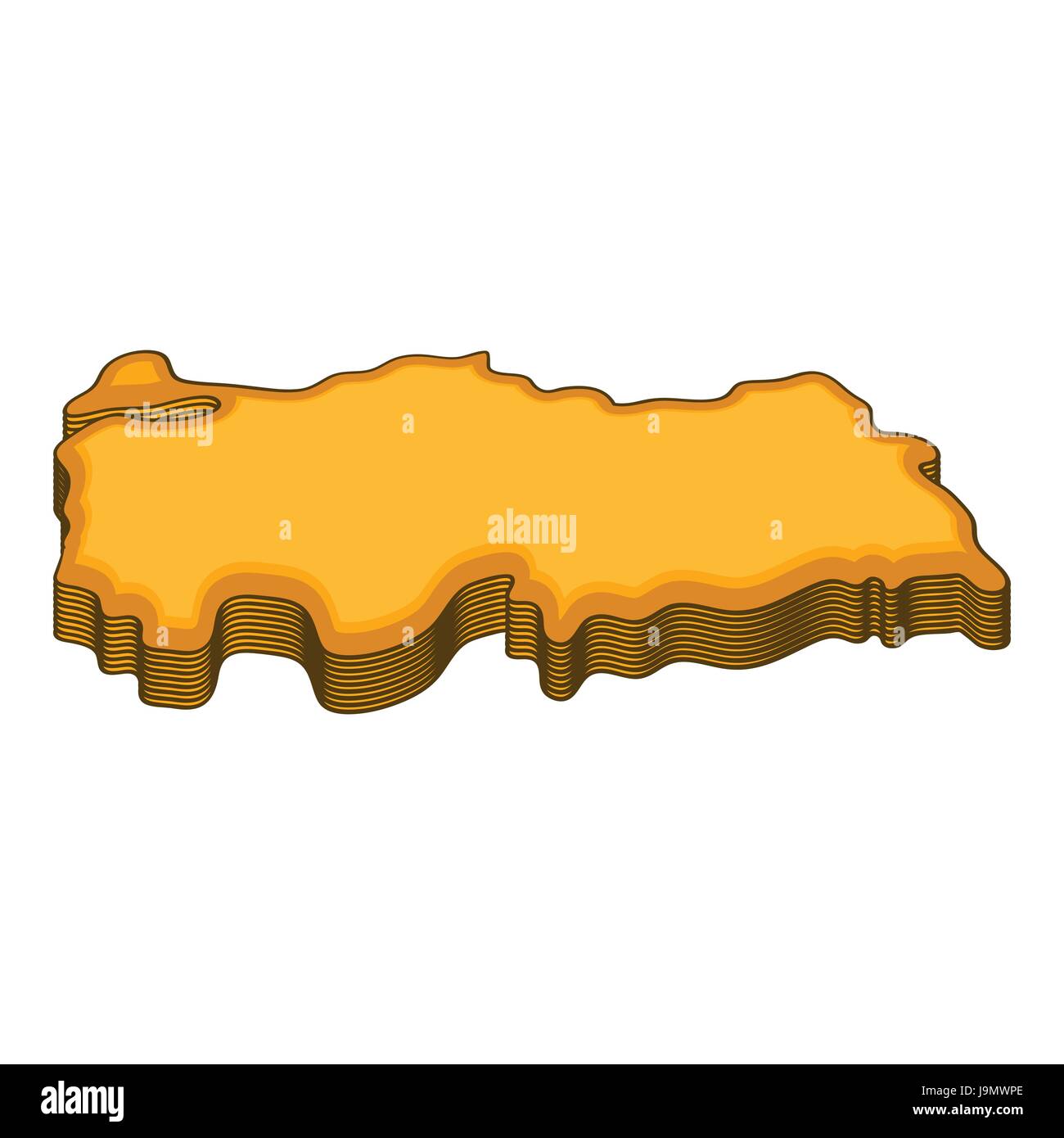 Turkey map icon, cartoon style Stock Vector Image & Art - Alamy