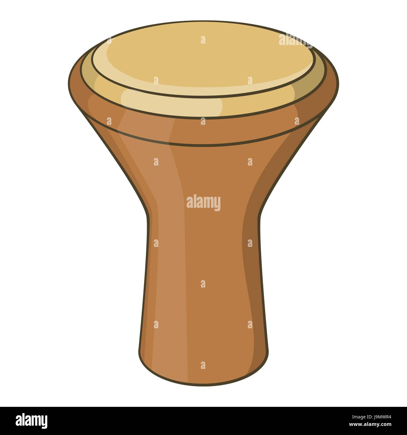Darbuka musical instrument icon cartoon hi-res stock photography and ...