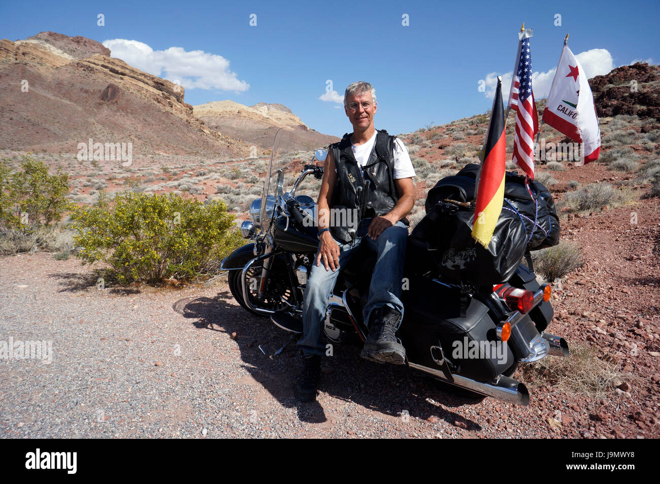 man on motorcycle Stock Photo - Alamy