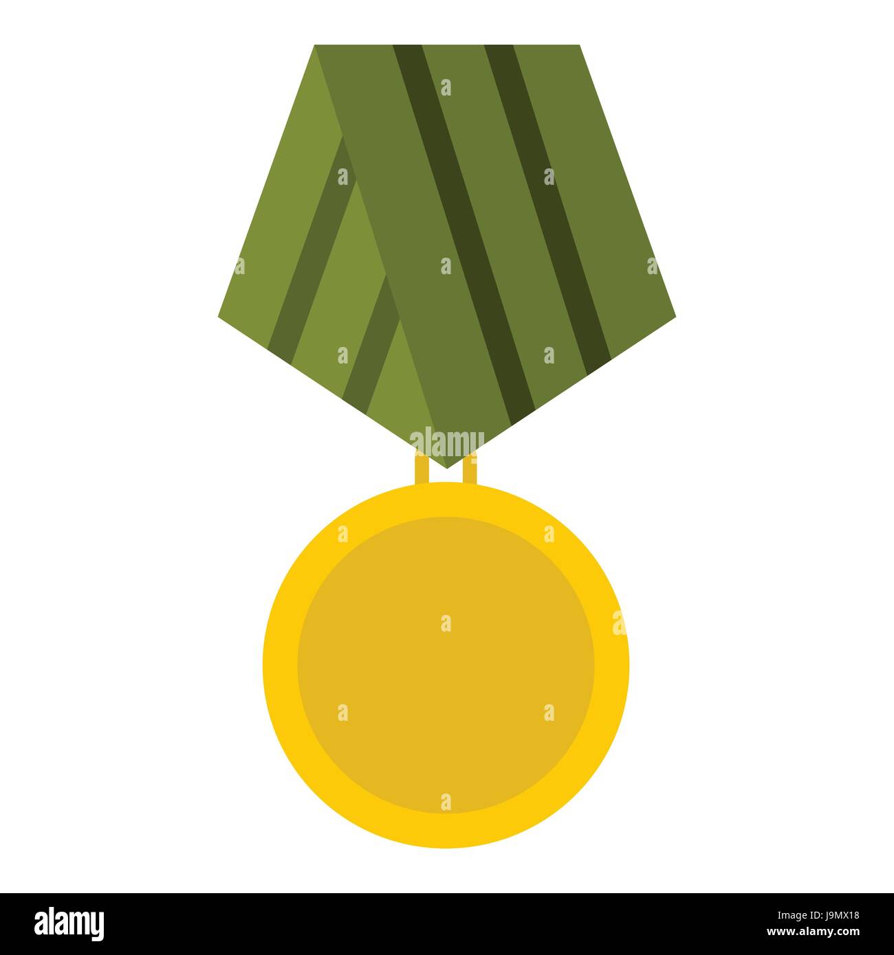 Military medal icon, flat style Stock Vector Image & Art - Alamy