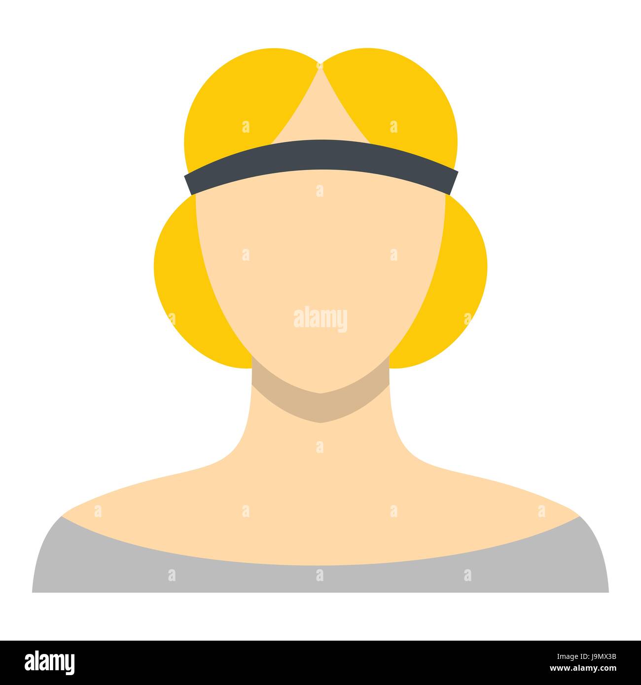 Attractive blonde lady Stock Vector Images - Alamy