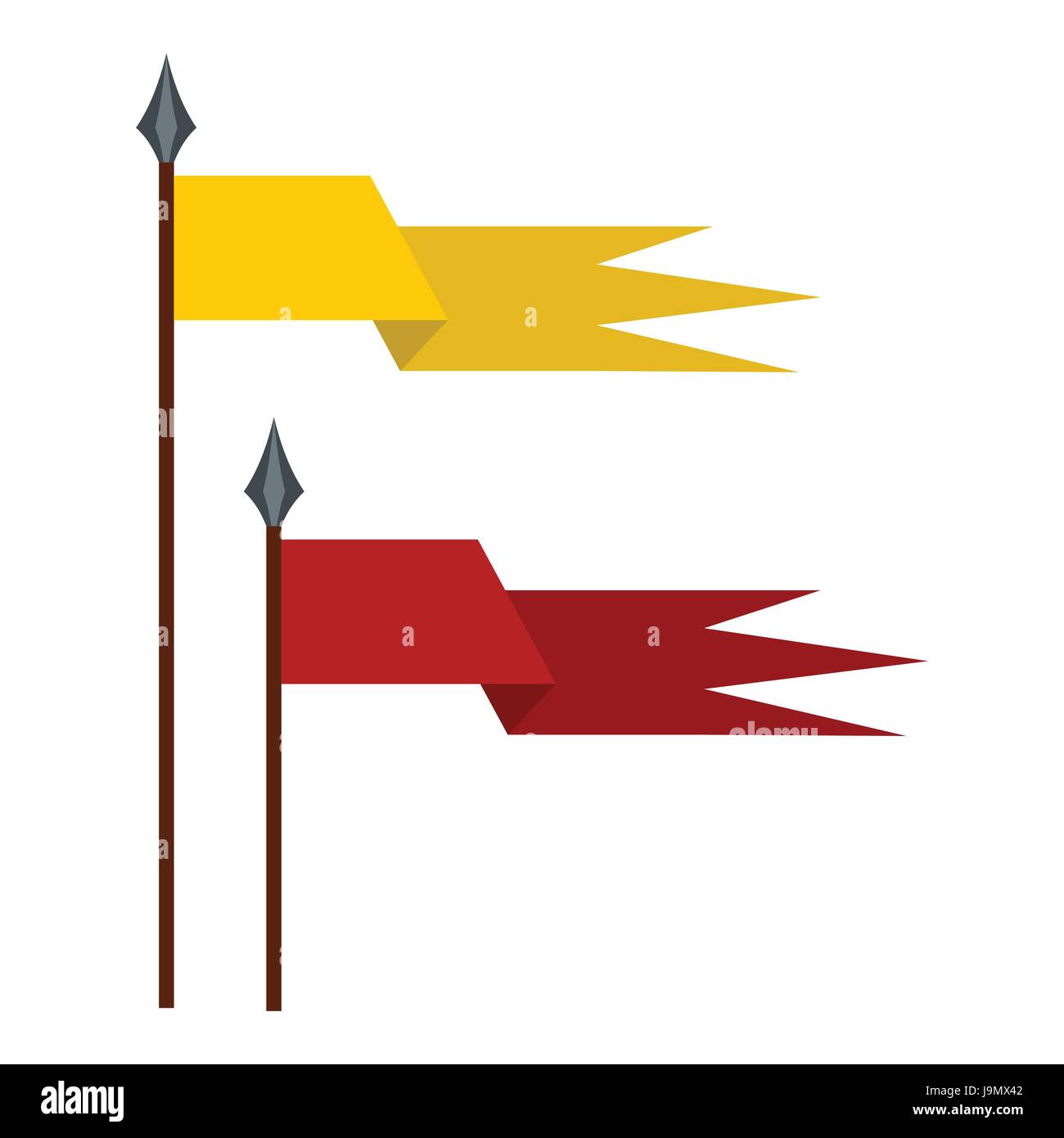 Medieval Flag Vector