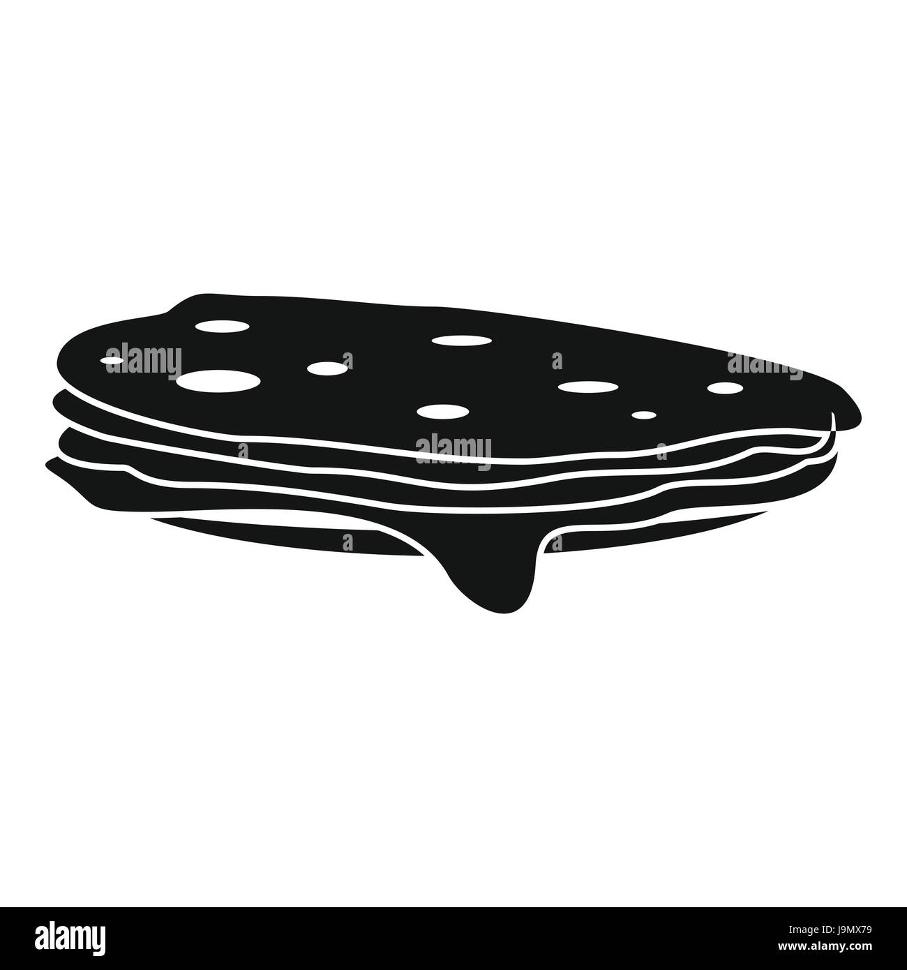 Stack of pancakes icon, simple style Stock Vector Image & Art - Alamy