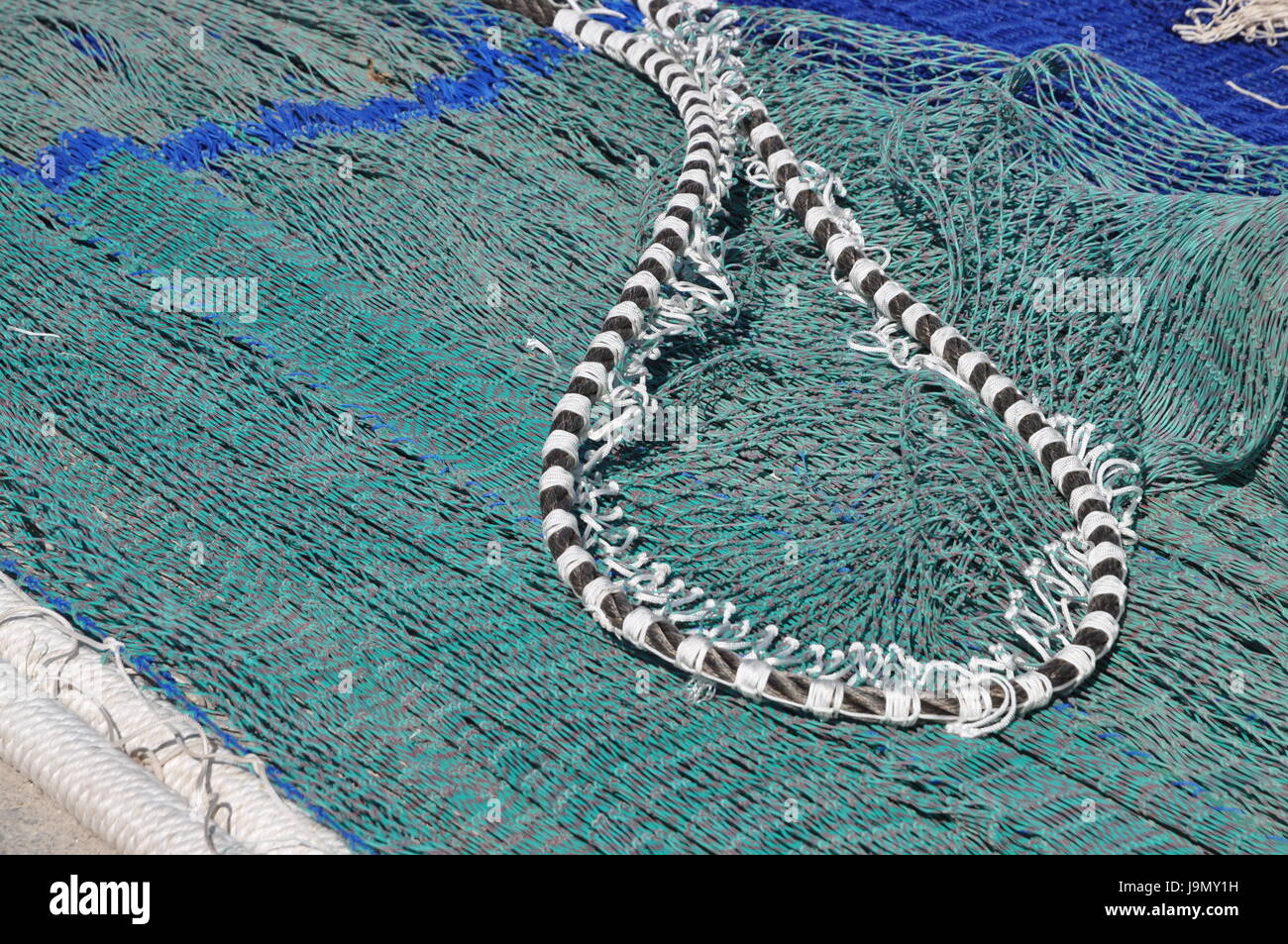 blue, harbor, angle, fish, net, fishing, harbours, snare, fishing net ...