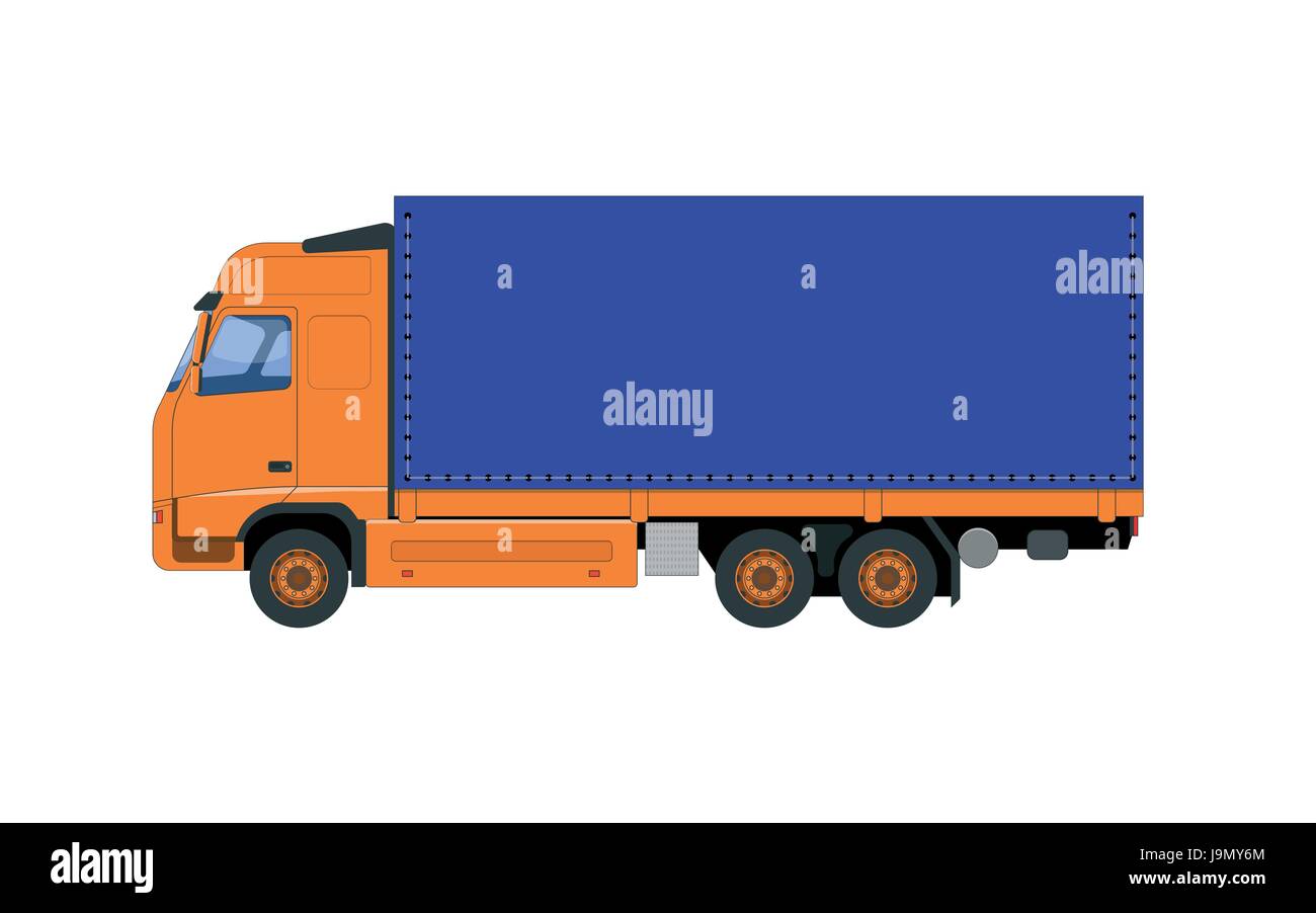 Truck van lorry Cut Out Stock Images & Pictures - Alamy