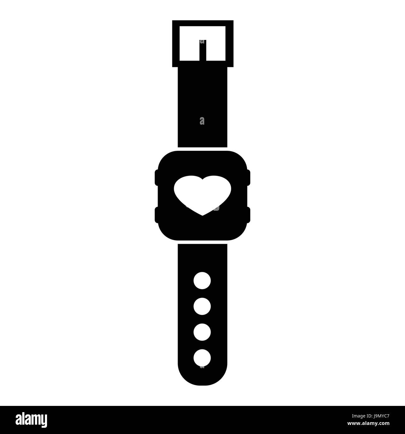 Fitness app bracelet Black and White Stock Photos & Images - Alamy