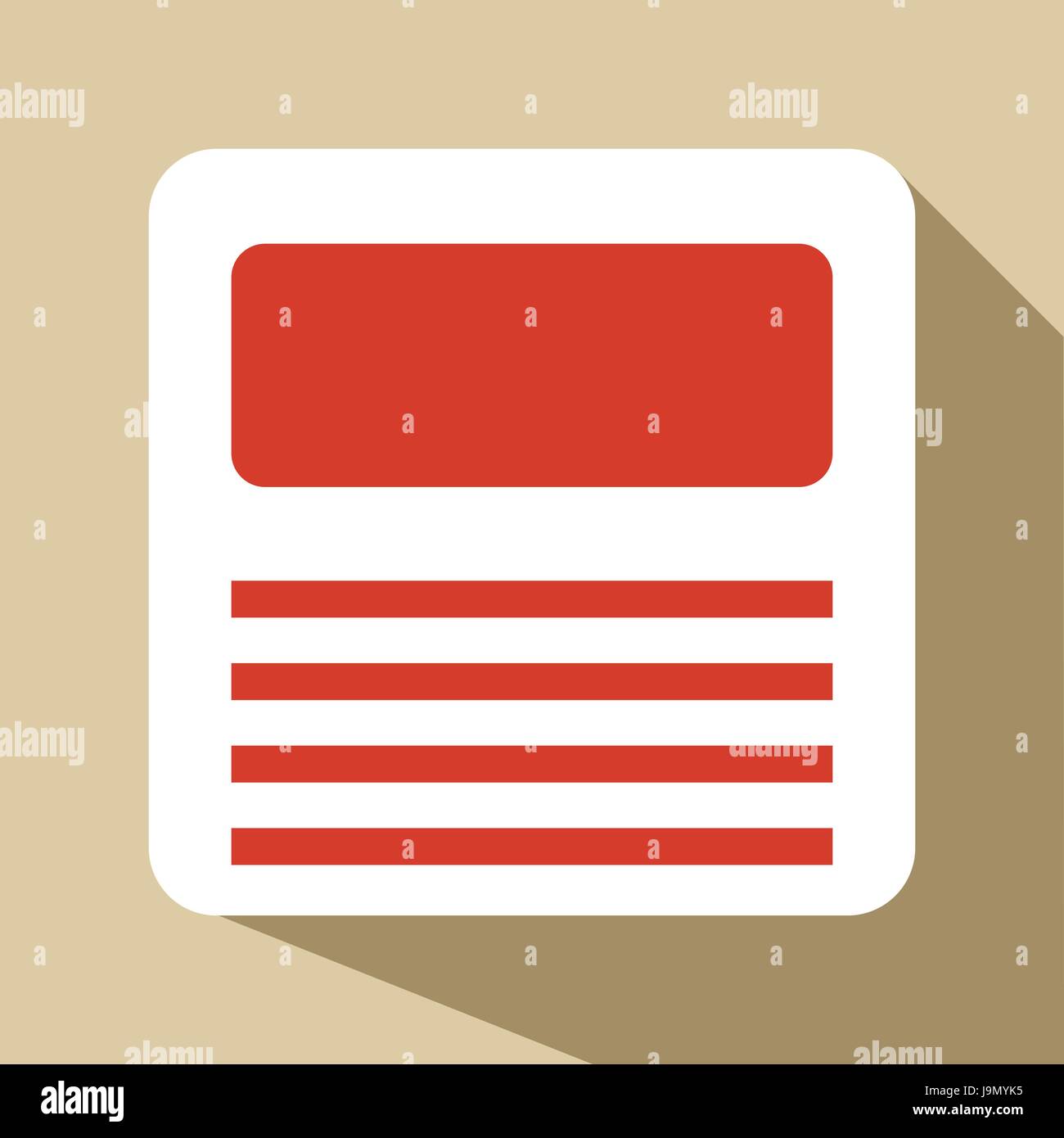 Floppy icon, flat style Stock Vector Image & Art - Alamy