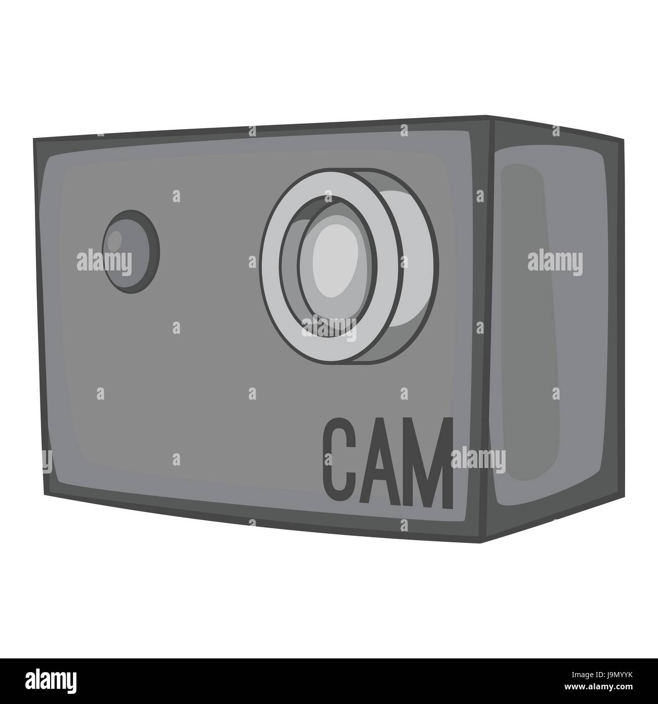Action camera icon, gray monochrome style Stock Vector Image & Art - Alamy