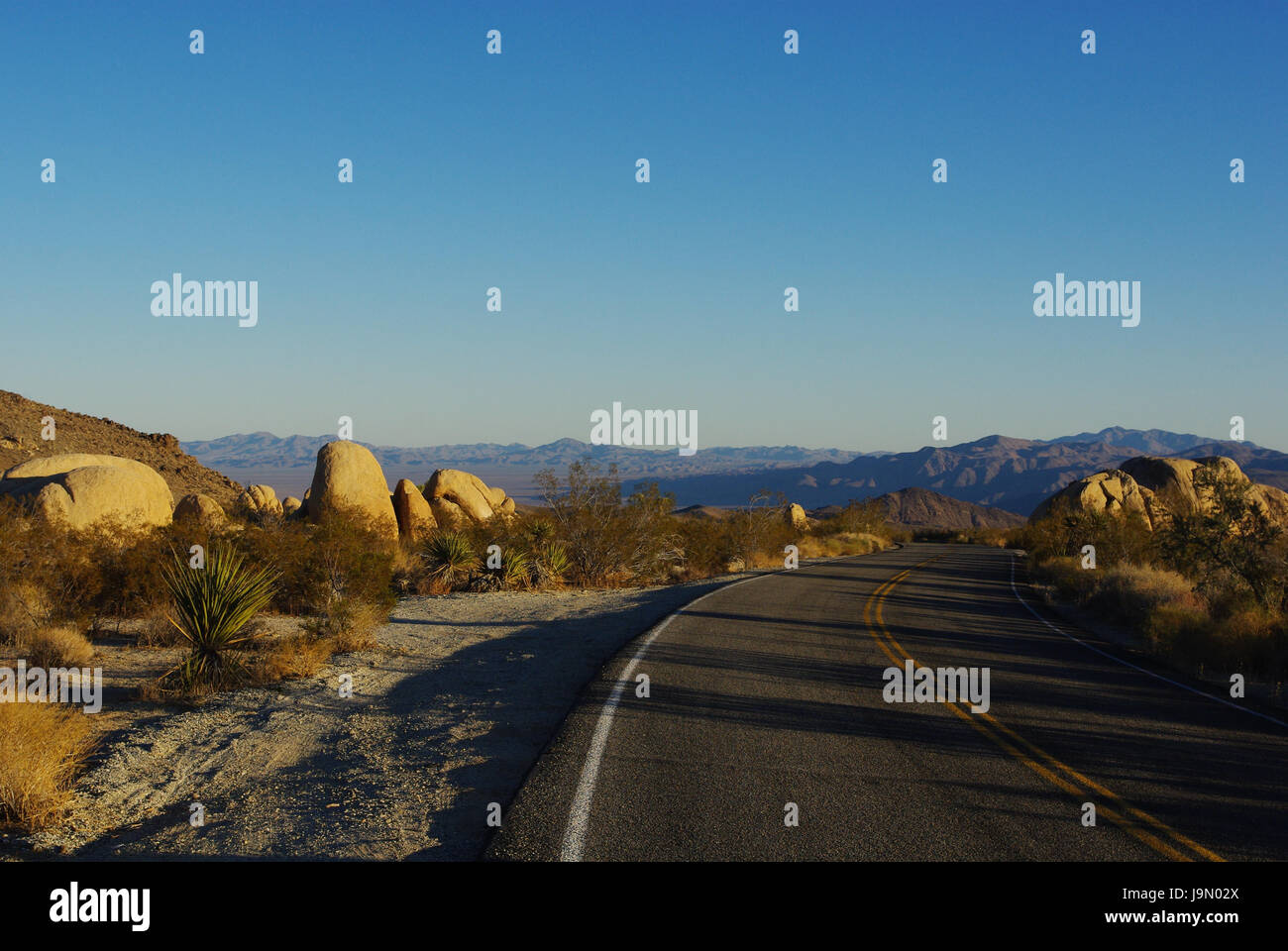 Evening on pinto basin road hi-res stock photography and images - Alamy
