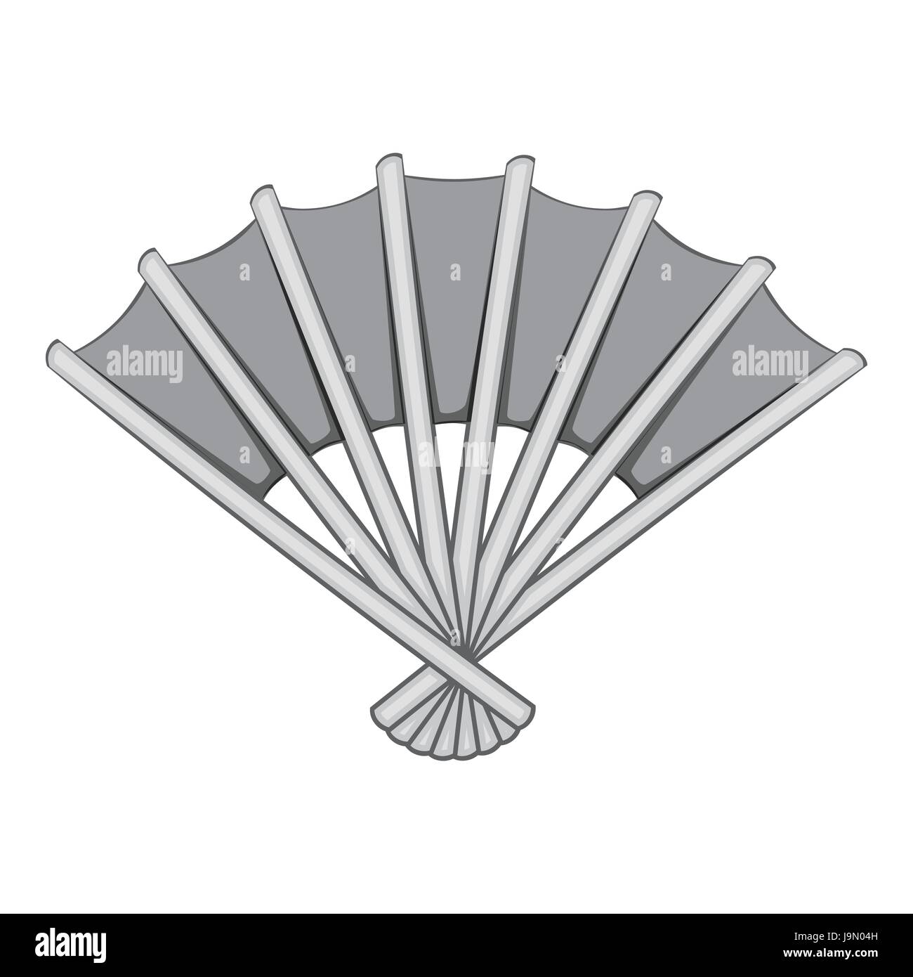Fan icon, gray monochrome style Stock Vector Image & Art - Alamy
