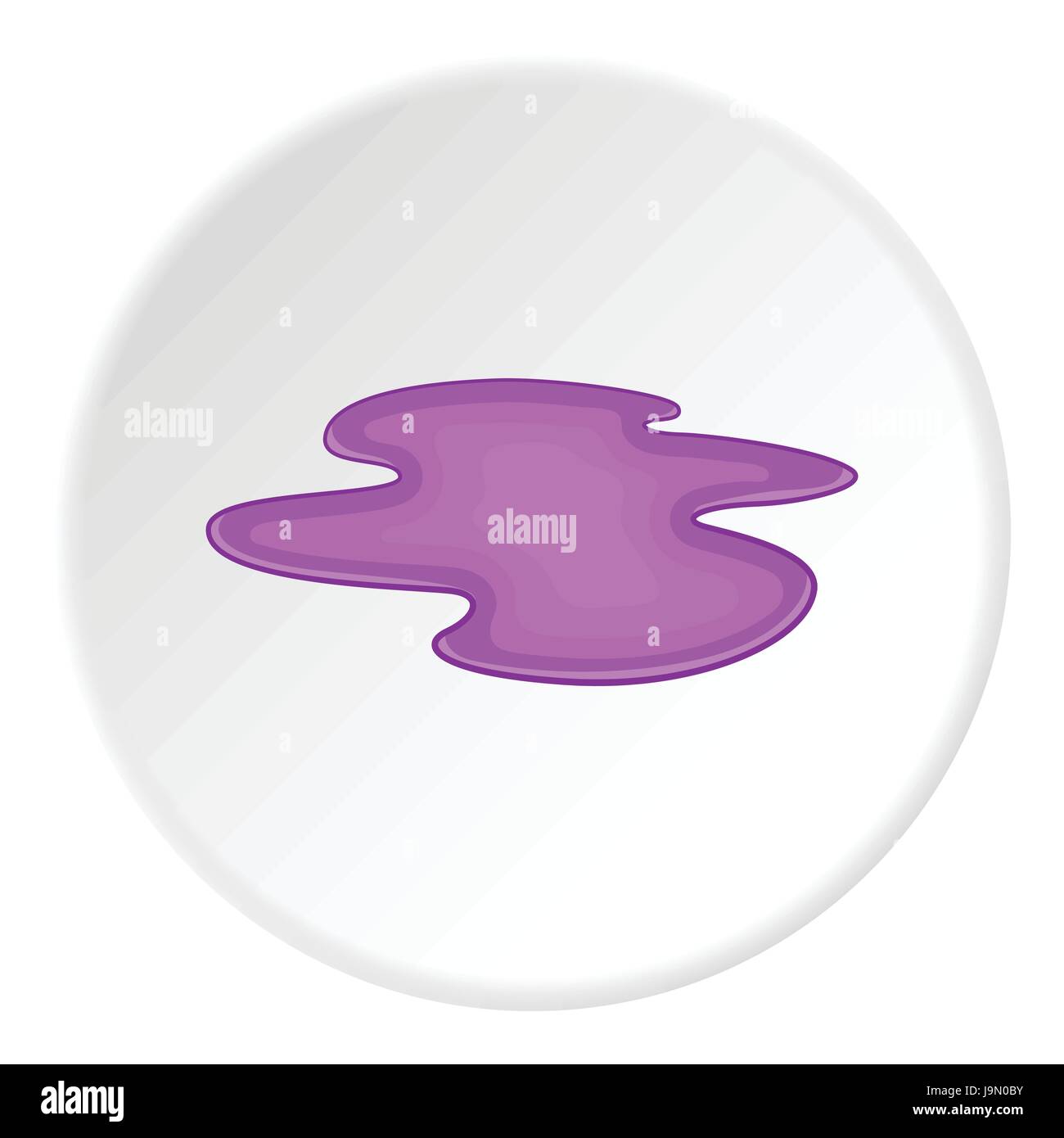 Puddle icon, flat style Stock Vector Image & Art - Alamy