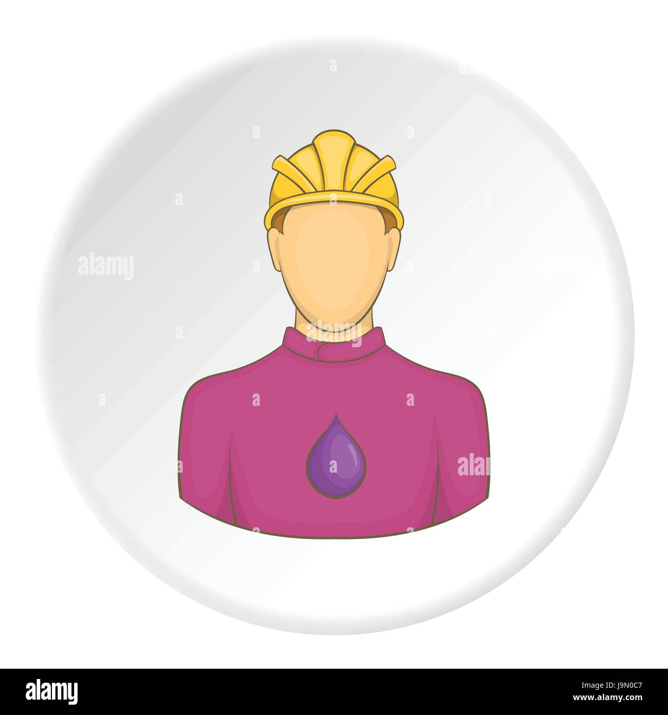 Worker icon, flat style Stock Vector Image & Art - Alamy