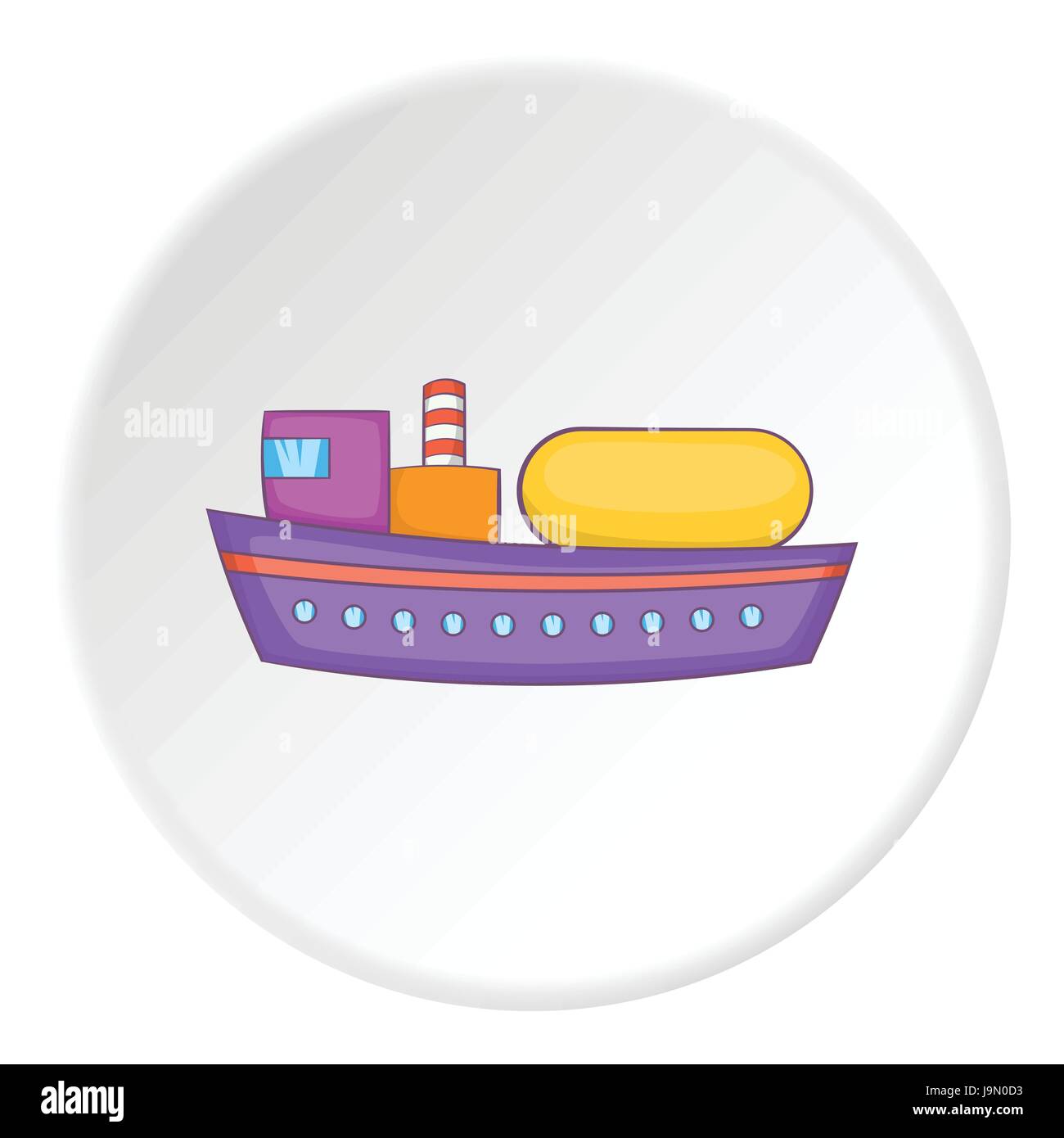 Ship tank icon, flat style Stock Vector Image & Art - Alamy