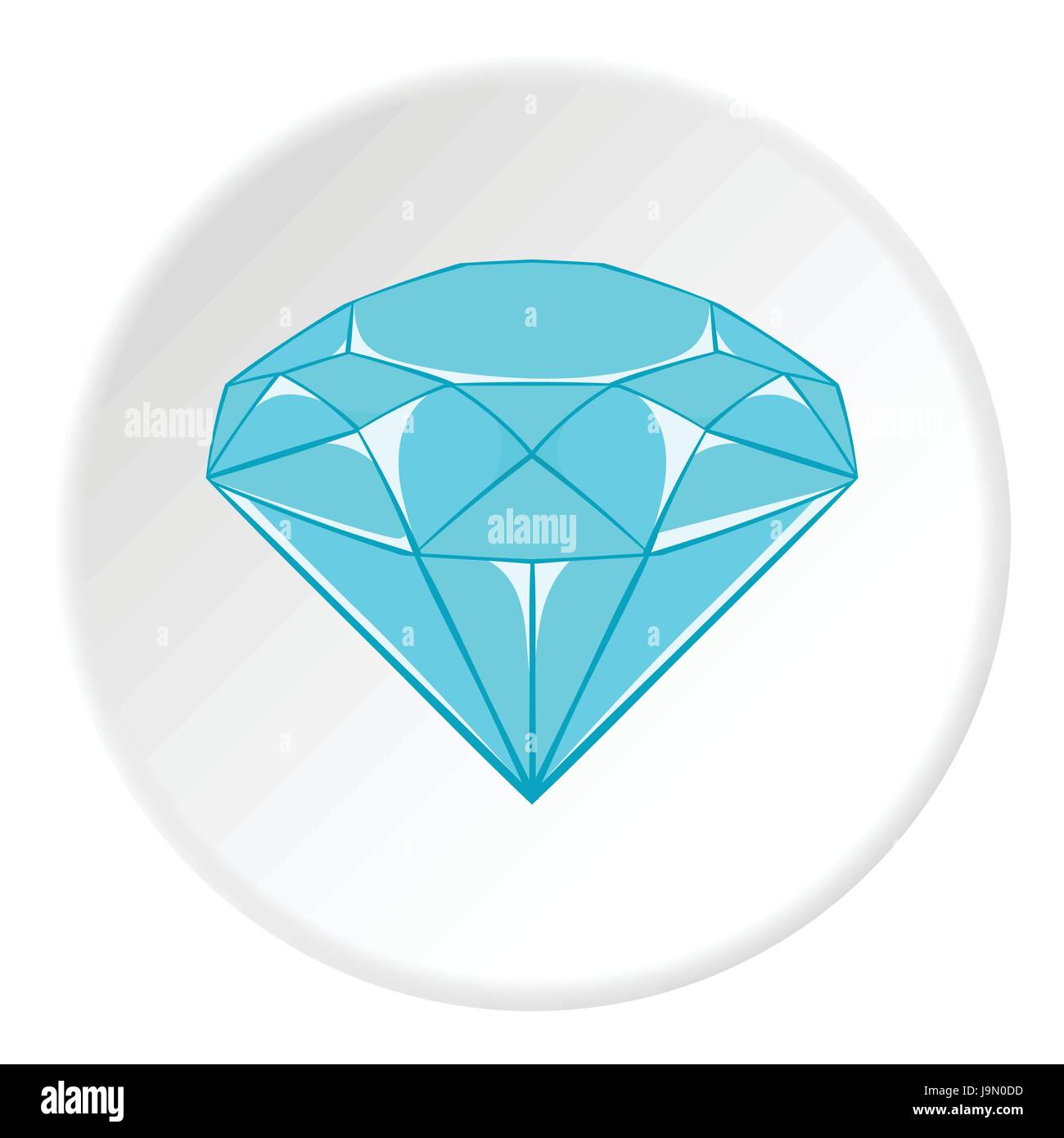 Diamond icon, cartoon style Stock Vector Image & Art - Alamy