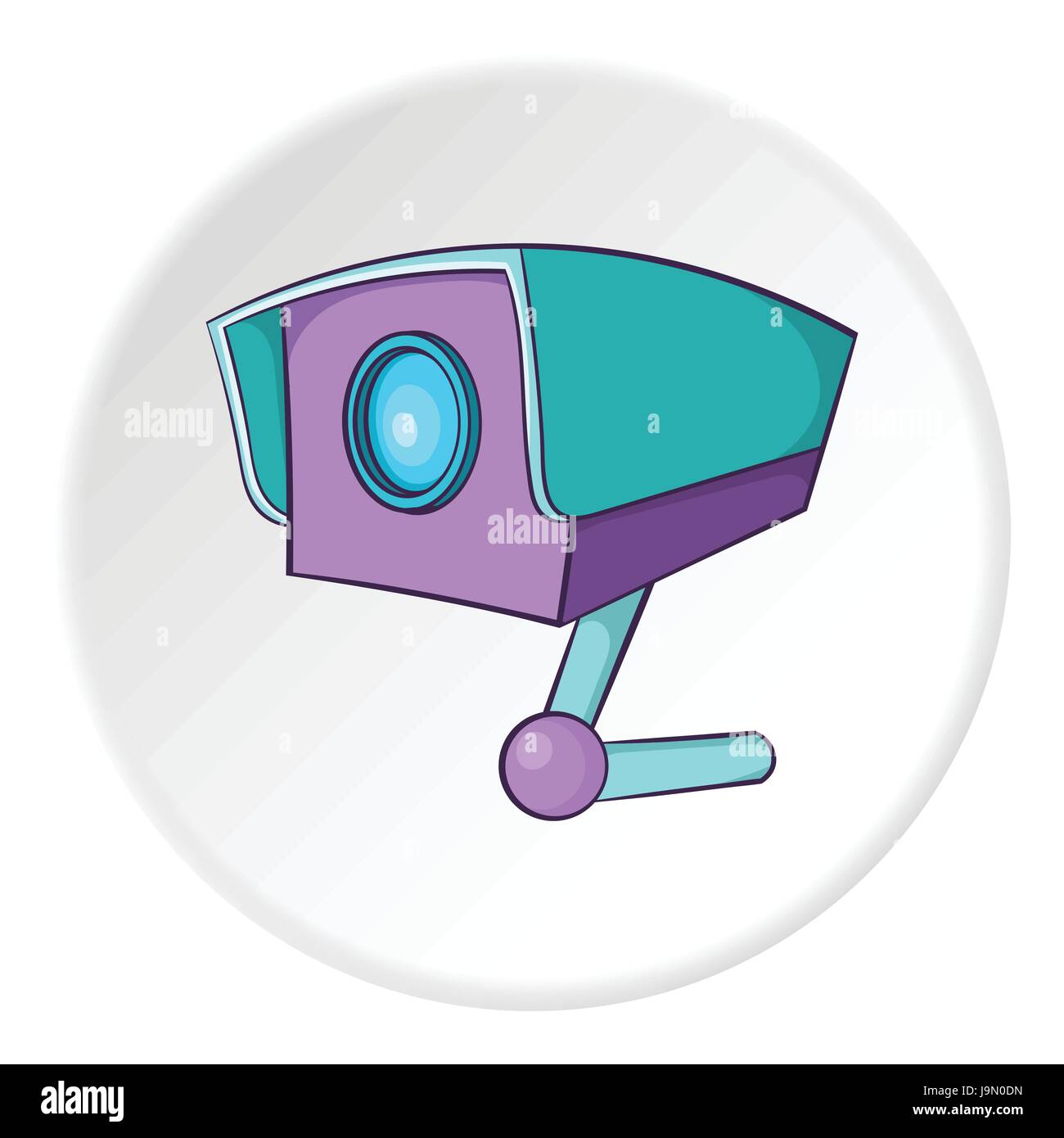 Security camera icon, cartoon style Stock Vector Image & Art - Alamy