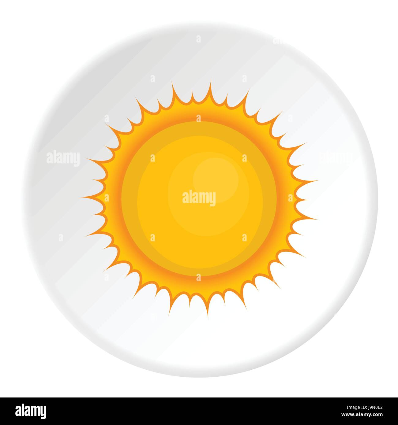 Sun icon, cartoon style Stock Vector Image & Art - Alamy
