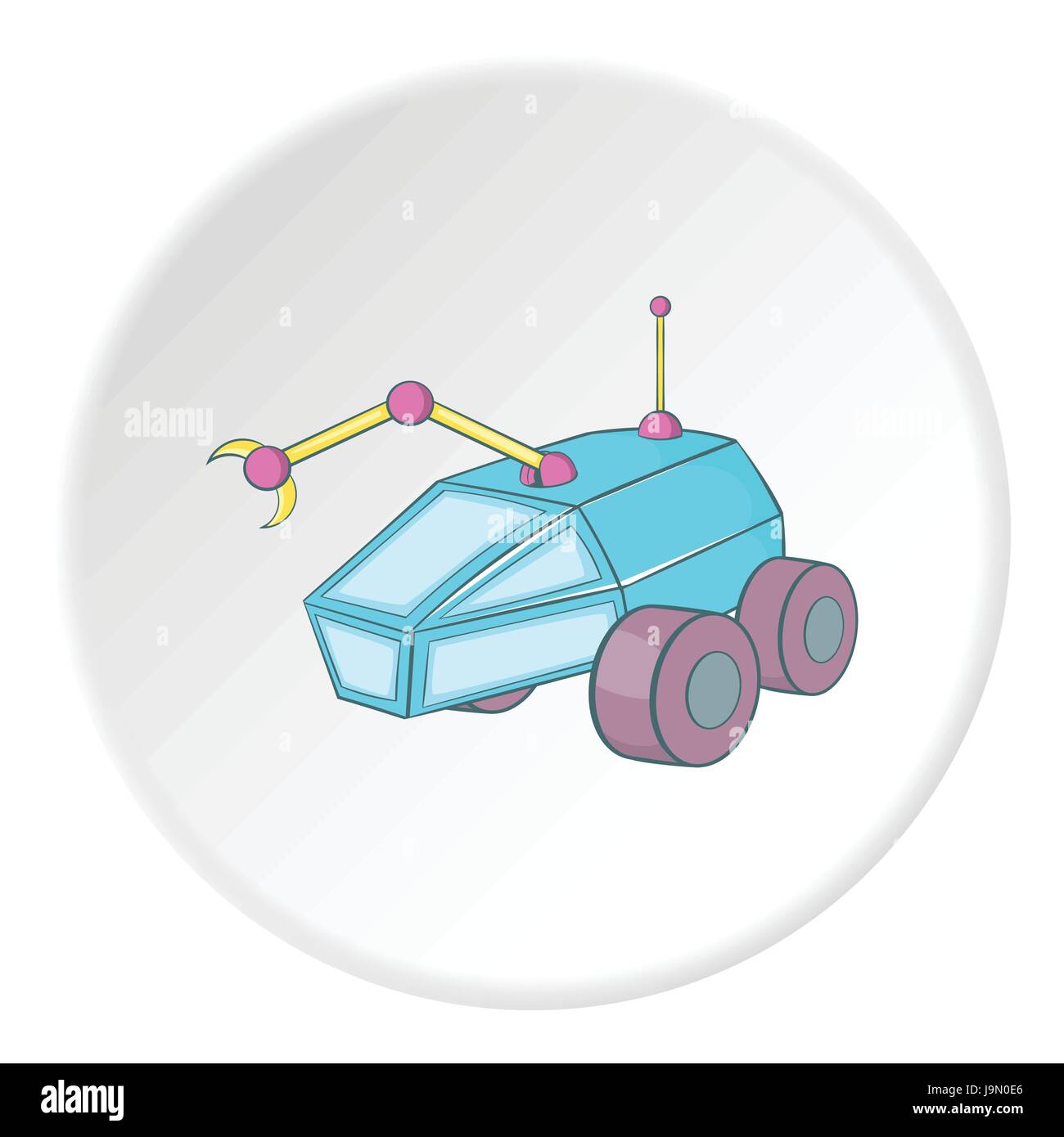 Moon rover icon, cartoon style Stock Vector Image & Art - Alamy