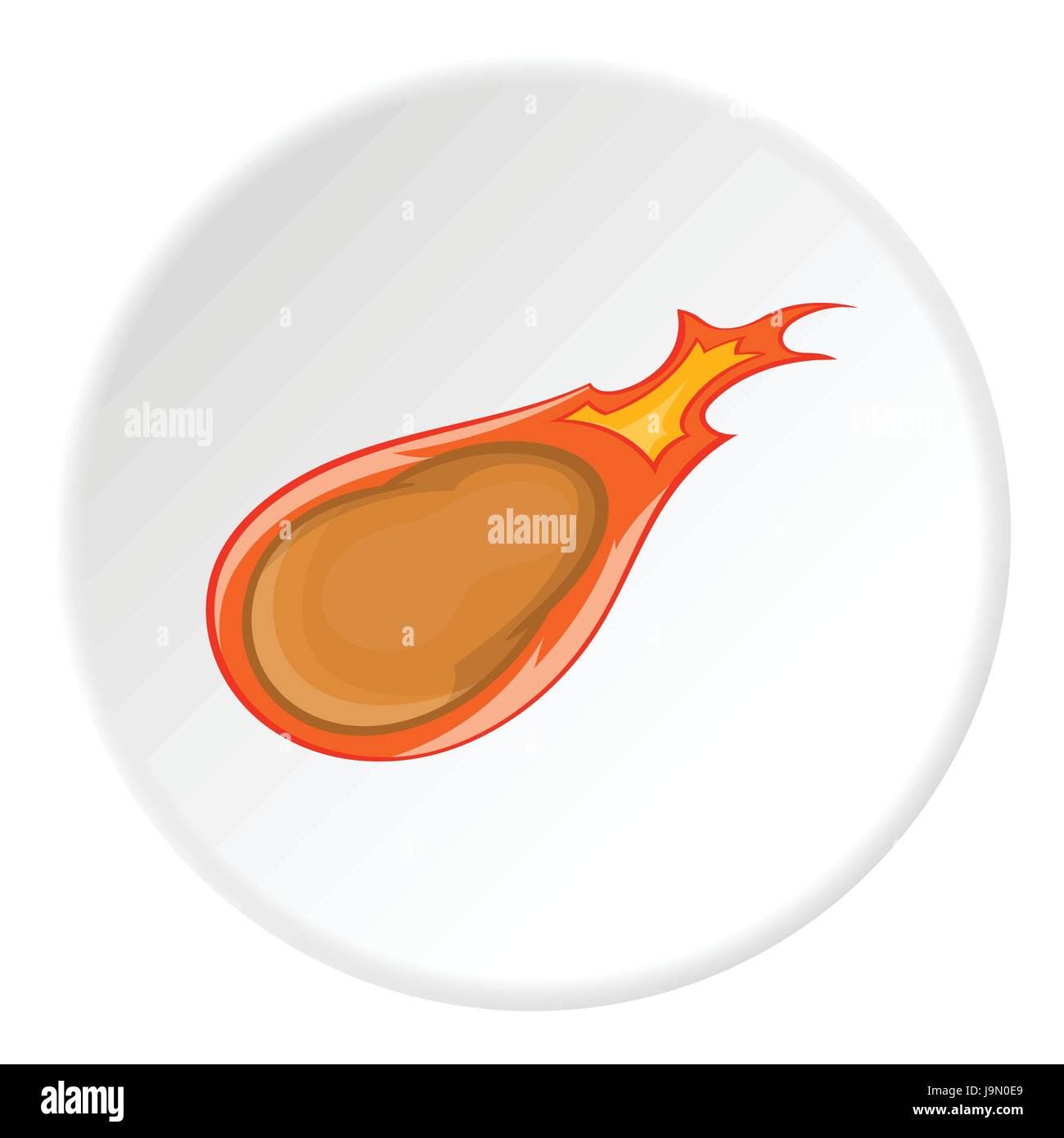 Comet icon, cartoon style Stock Vector Image & Art - Alamy