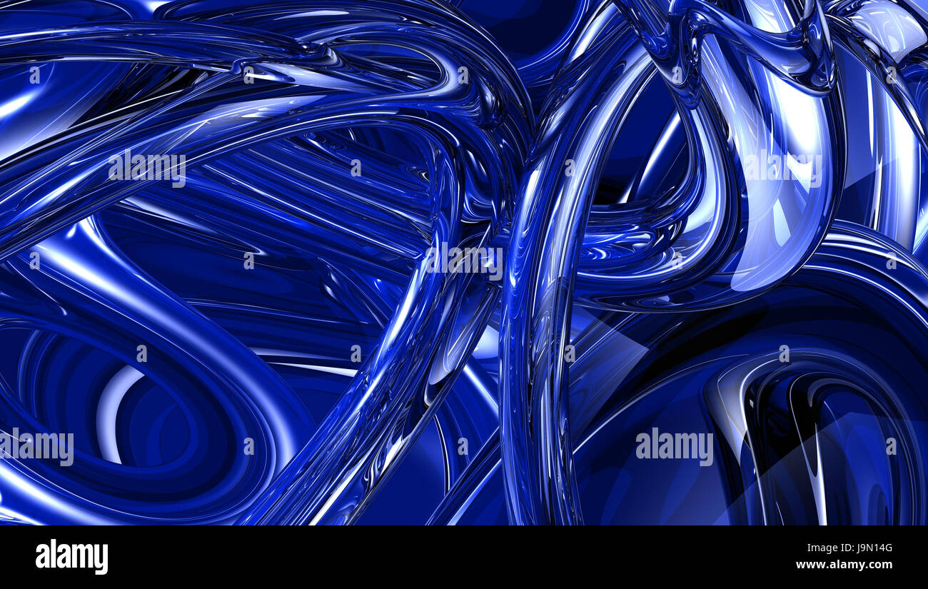 waves, metal, reflection, chromium, abstract, curves, shapes, shape ...