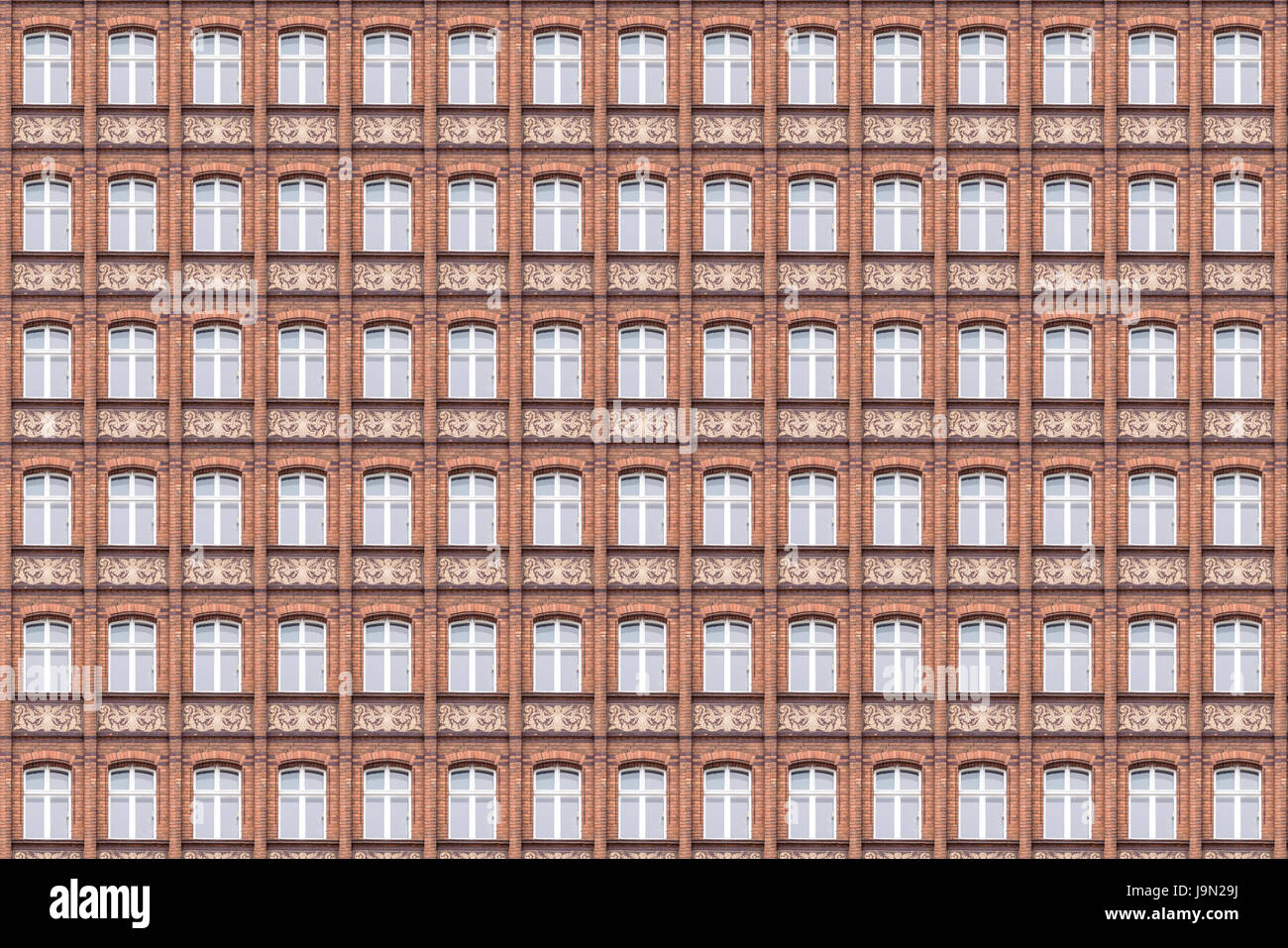 window pattern of an old facade with decorations Stock Photo - Alamy
