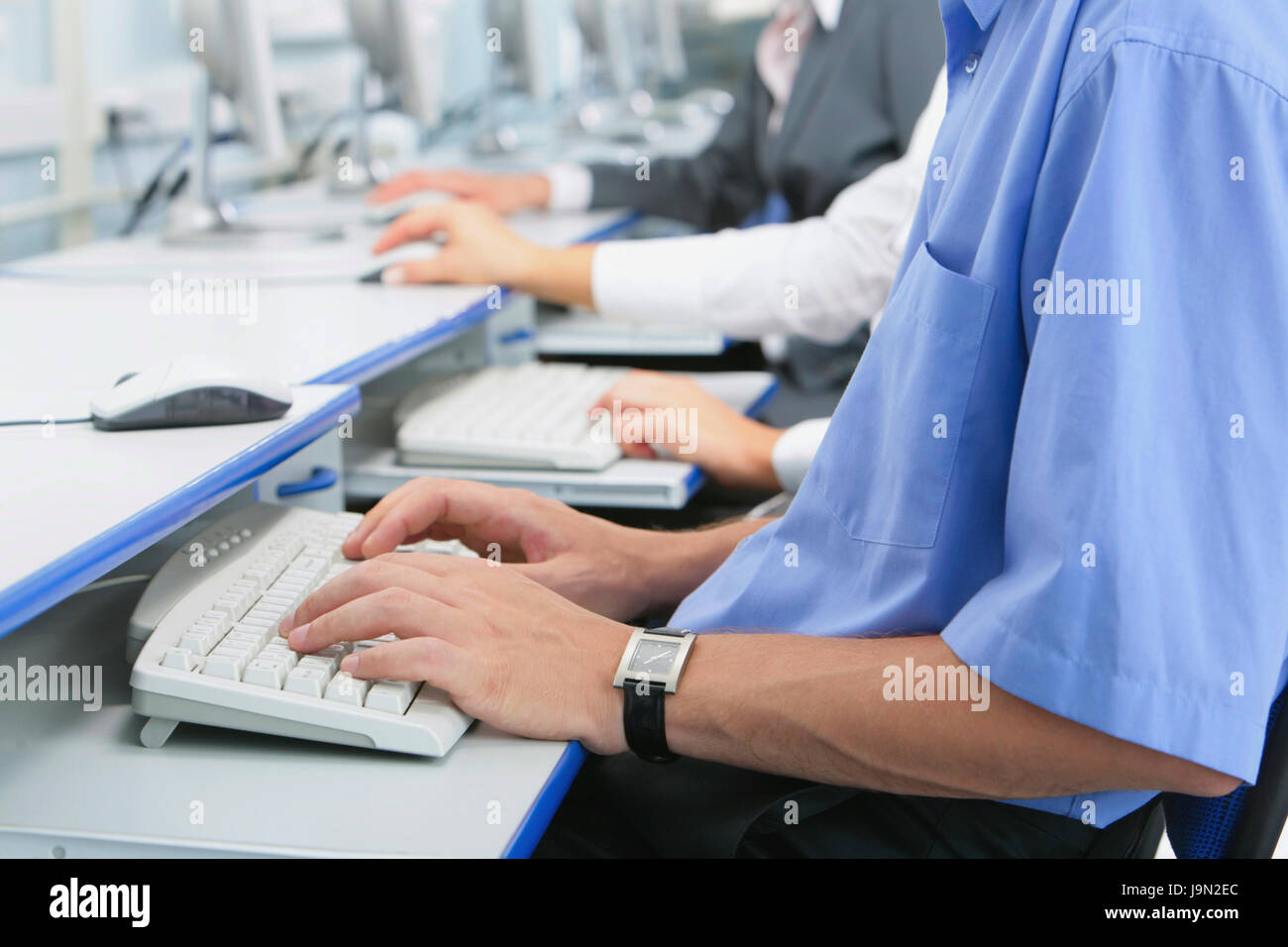 close, laptop, notebook, computers, computer, type, hand, hands ...