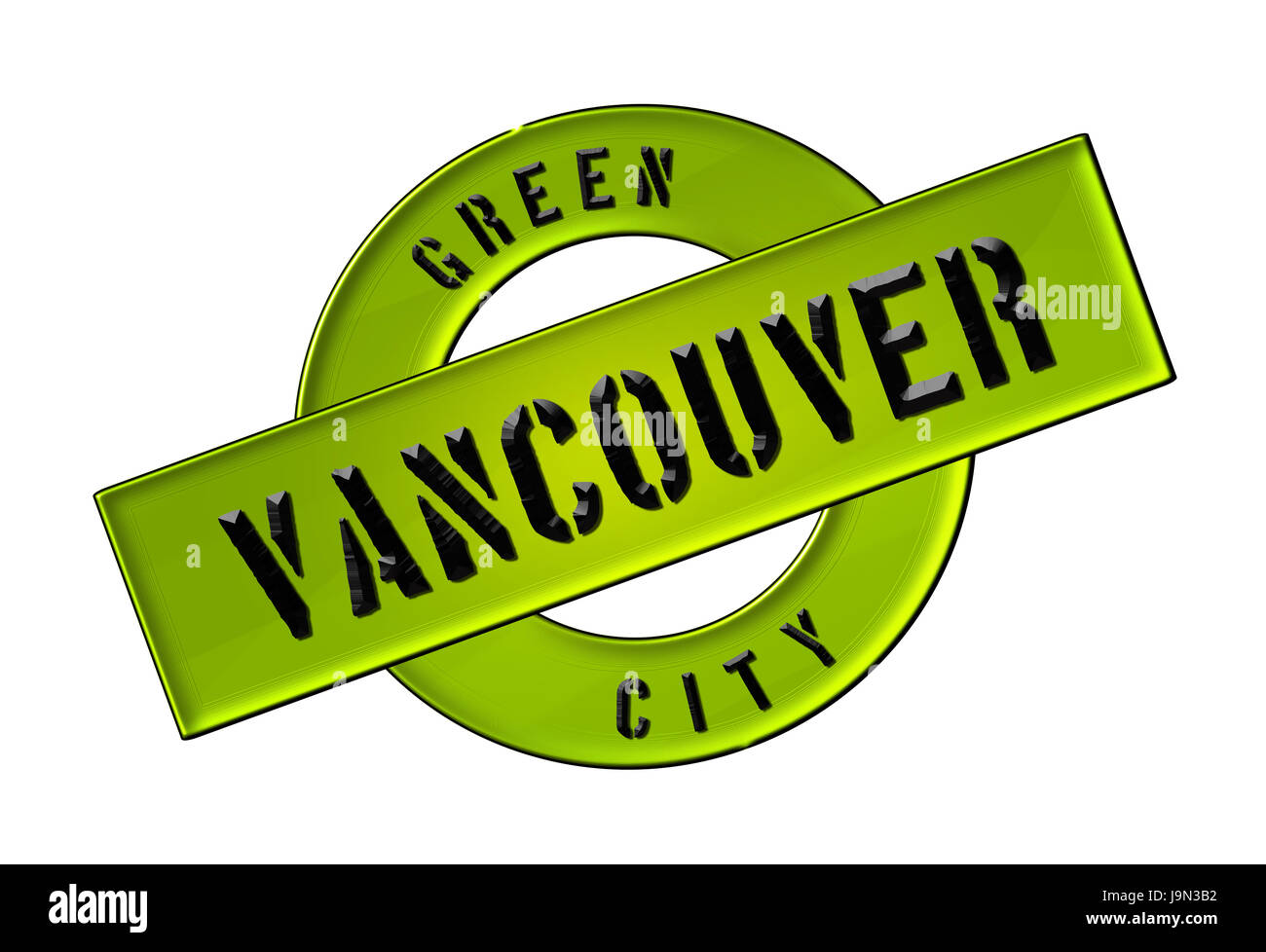 green city vancouver Stock Photo - Alamy