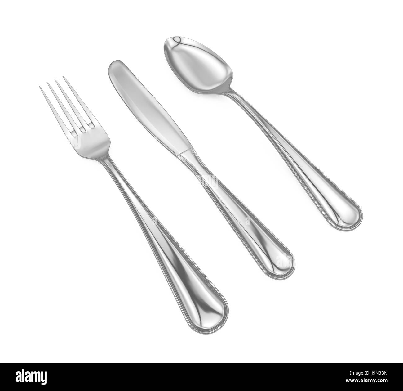 Spoon fork set Black and White Stock Photos & Images - Alamy