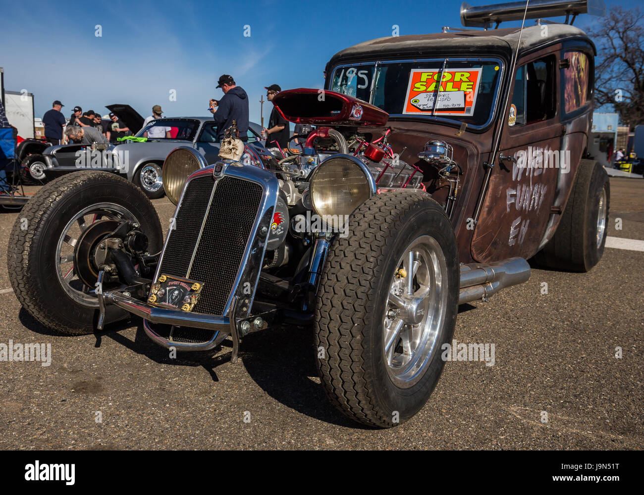 Dragster at the Redding Drag Strip in Northern California Stock Photo ...