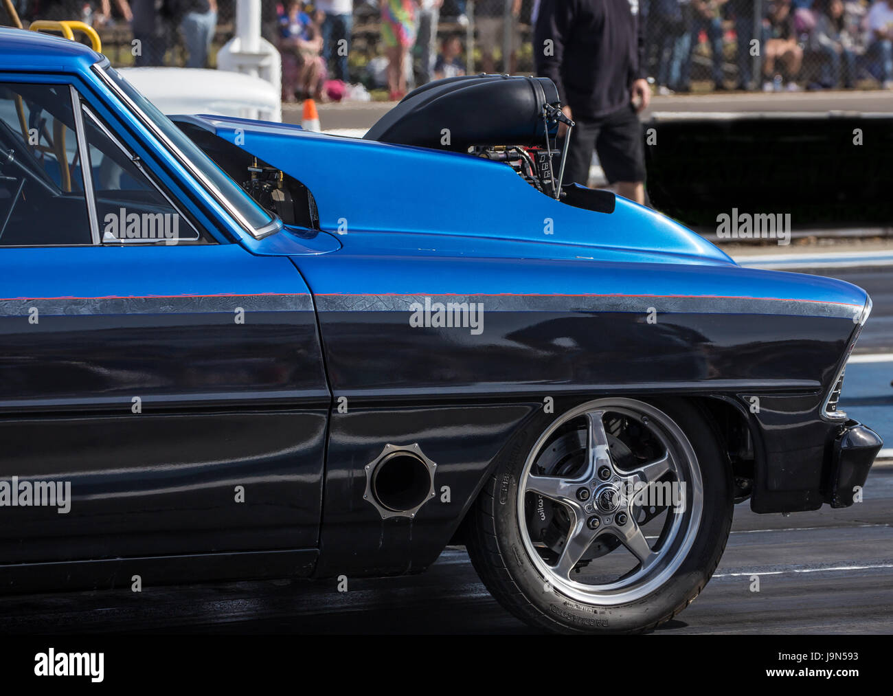 Dragster at the Redding Drag Strip in Northern California Stock Photo ...