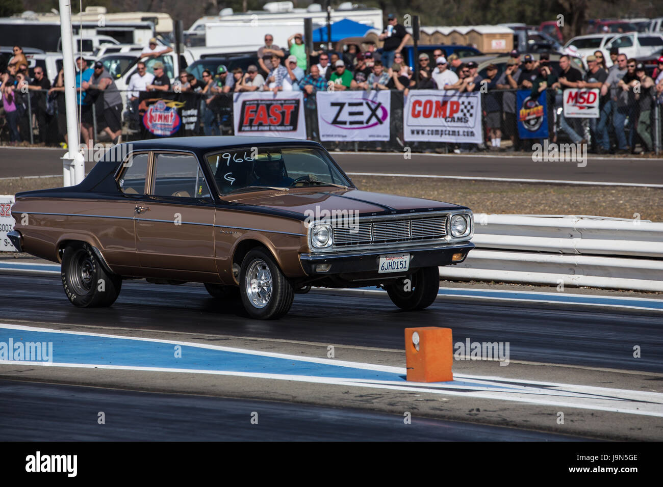 Dragster at the Redding Drag Strip in Northern California Stock Photo ...