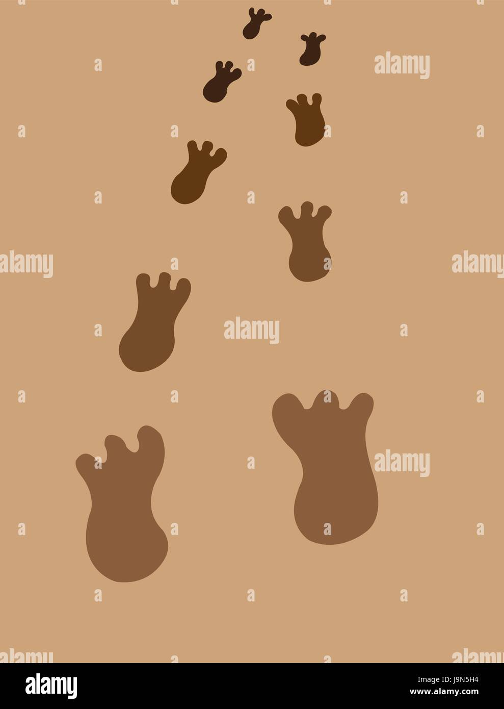 Follow his footsteps Stock Vector Images - Alamy