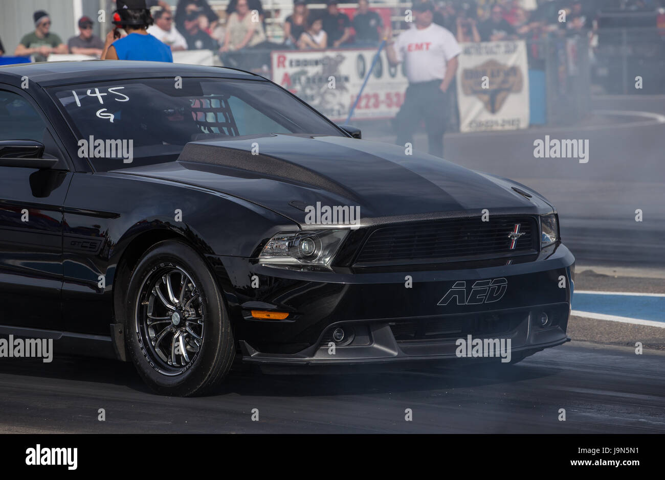 Dragster at the Redding Drag Strip in Northern California Stock Photo ...