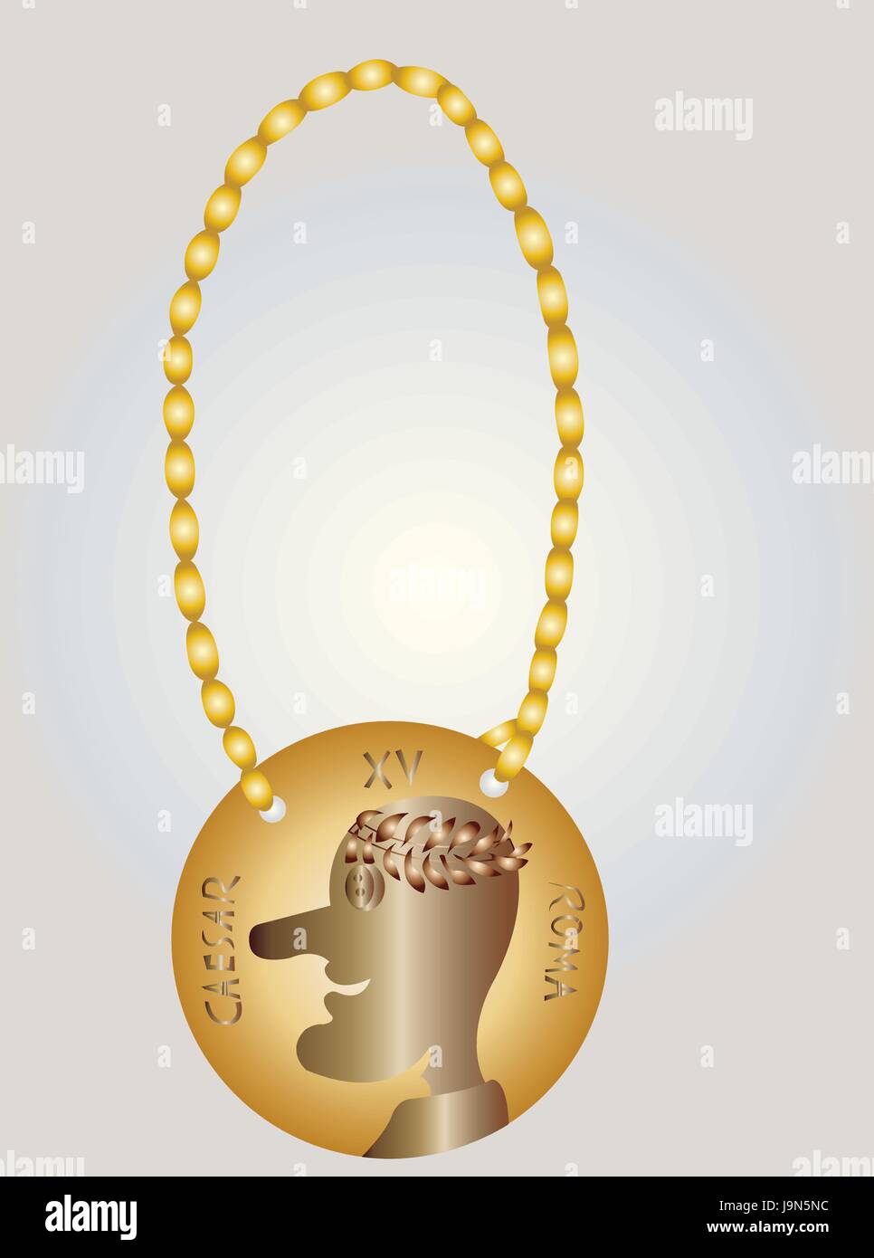 Roman coin of julius caesar Stock Vector Images - Alamy