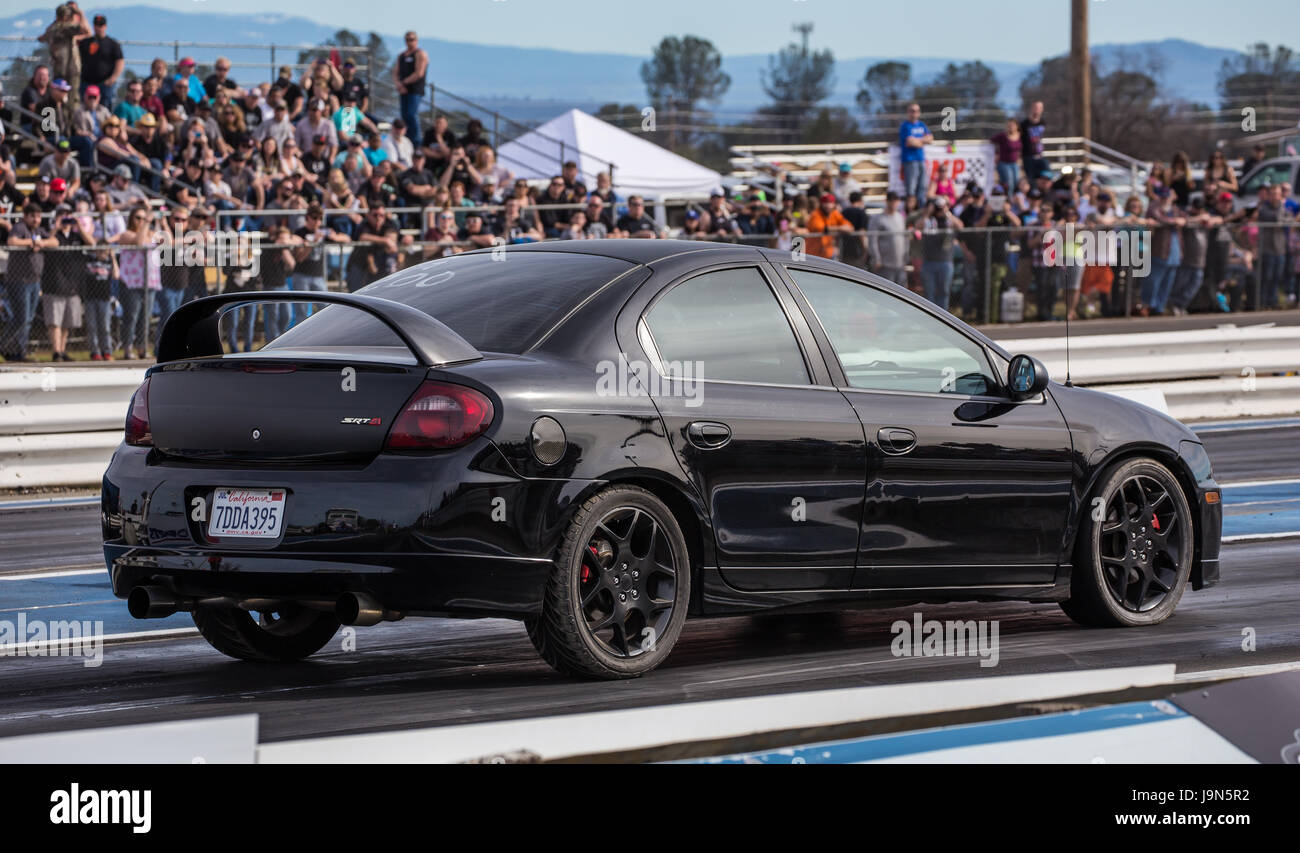 Dragster at the Redding Drag Strip in Northern California Stock Photo ...